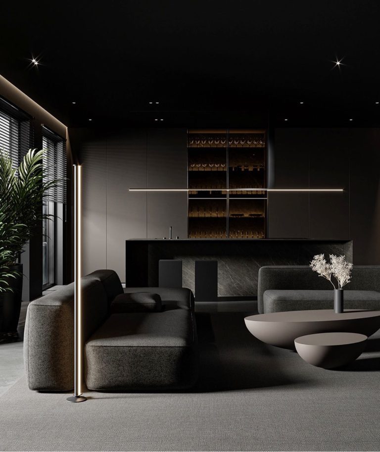 24 Modern Dark Living Room Ideas: Elegant, Cozy, and Stylish Designs ...