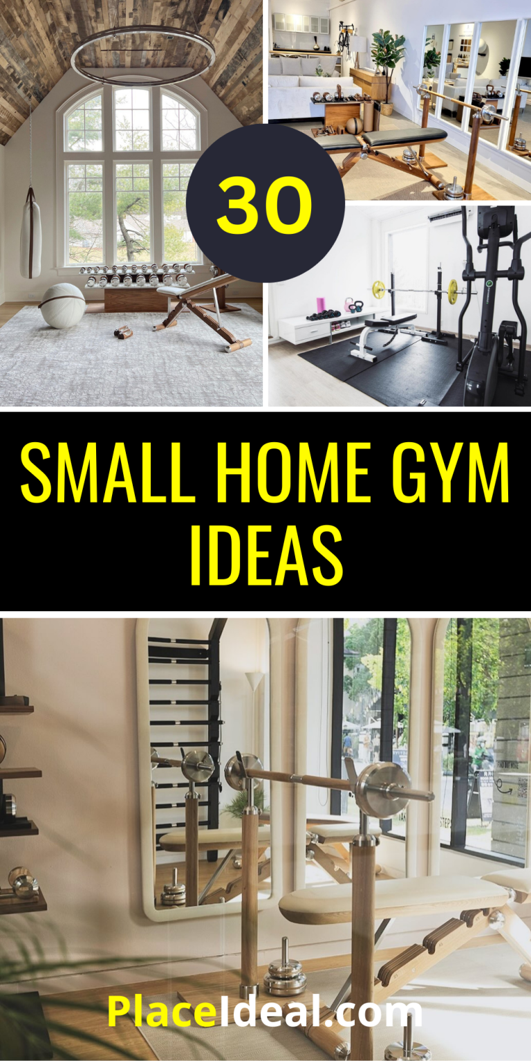 35 Small Home Gym Ideas for Stylish Fitness Spaces at Home - placeideal.com