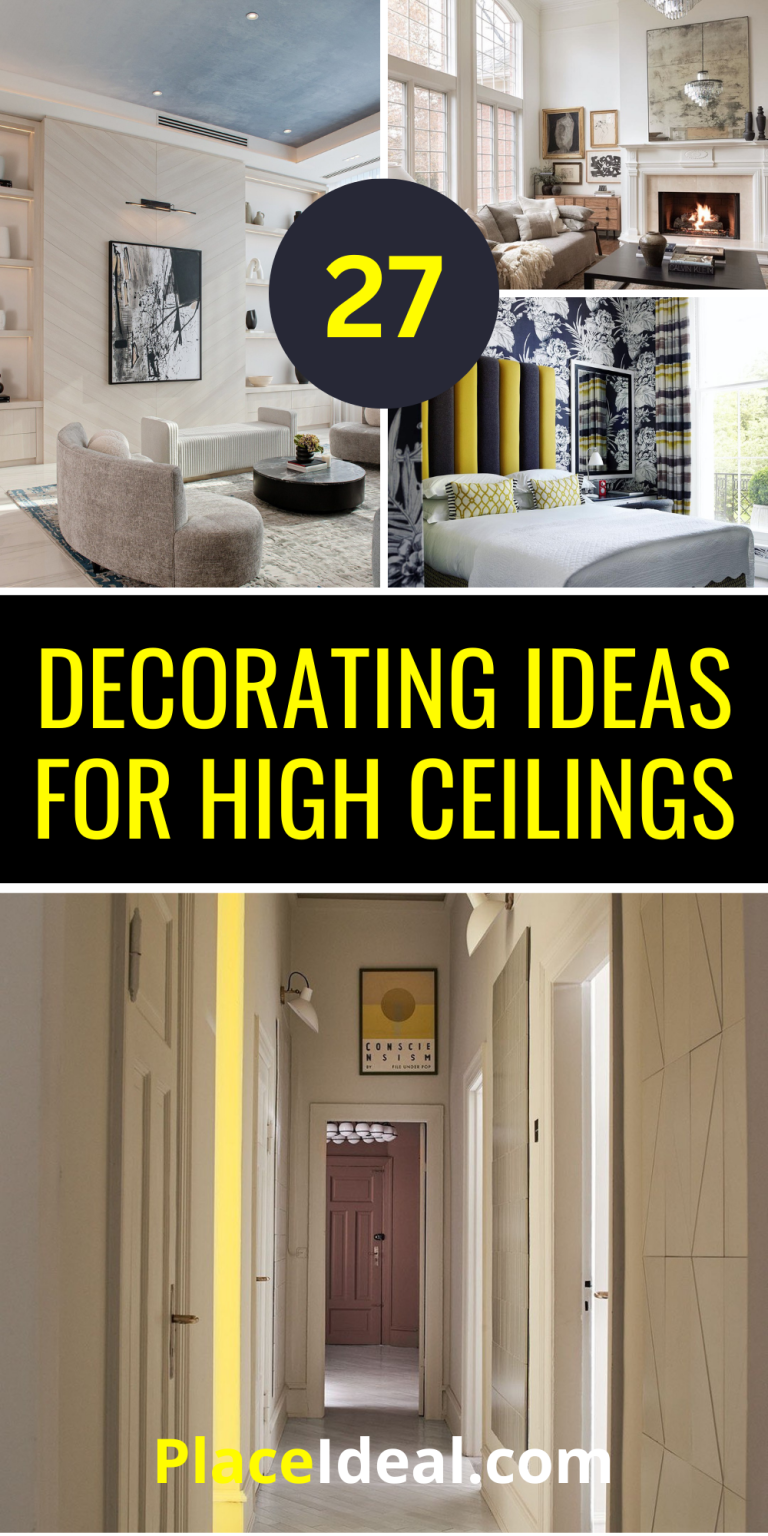 32 Decorating Ideas for High Ceilings: Transform Your Living Room with ...