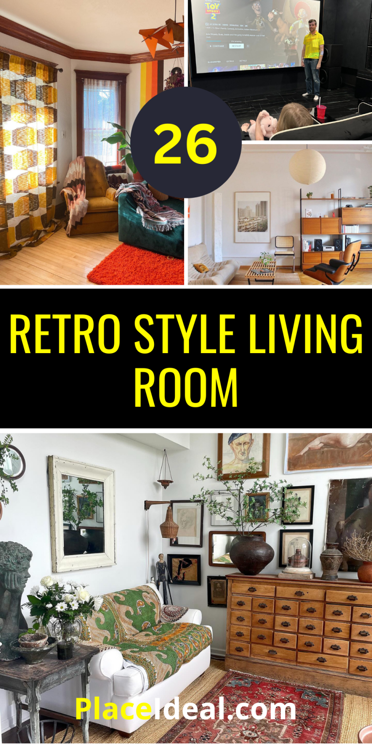 26 Retro Style Living Room Ideas: Embrace Nostalgia and Modern Design ...