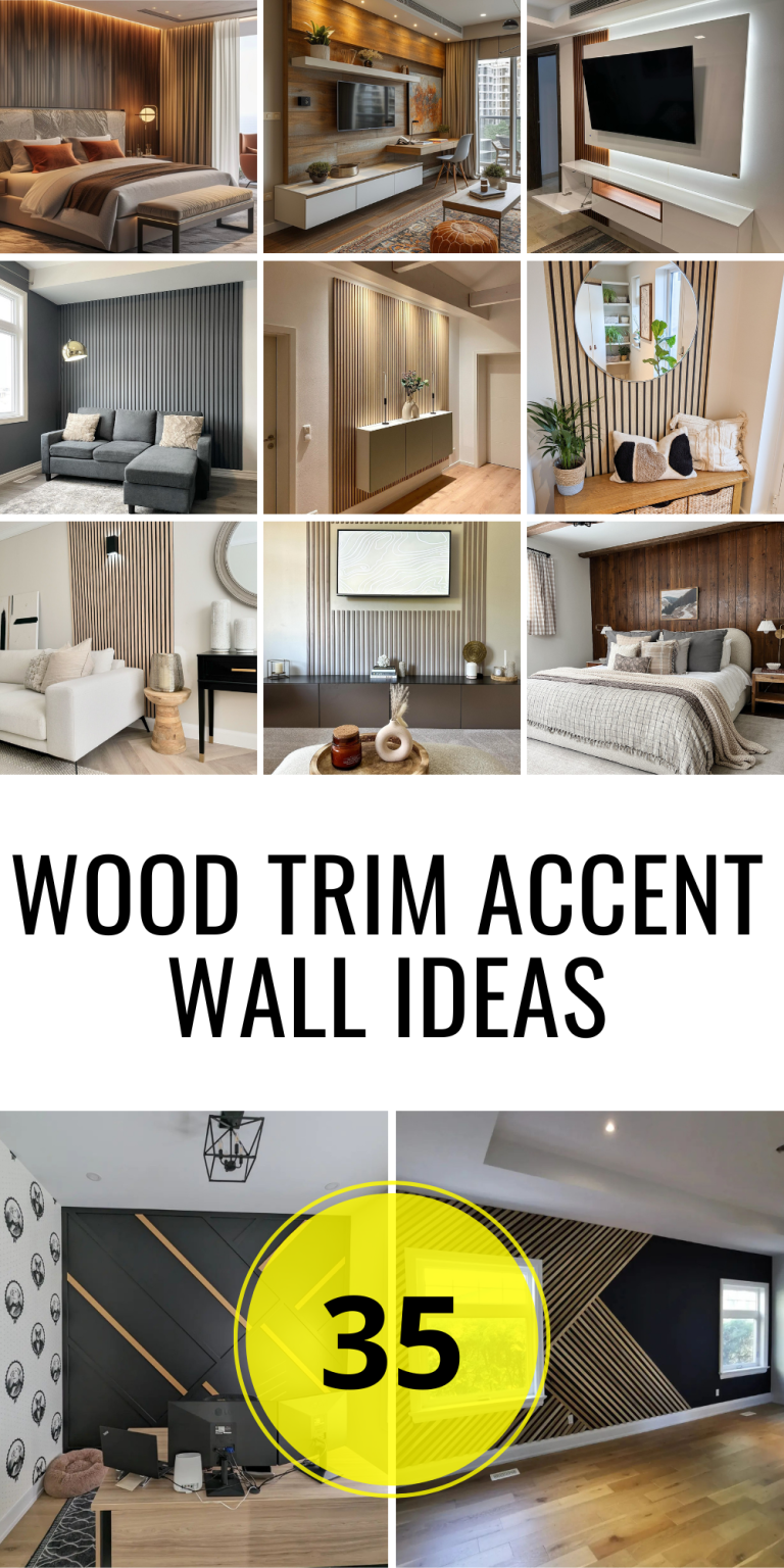 35 Stunning Wood Trim Accent Wall Ideas to Transform Your Home ...