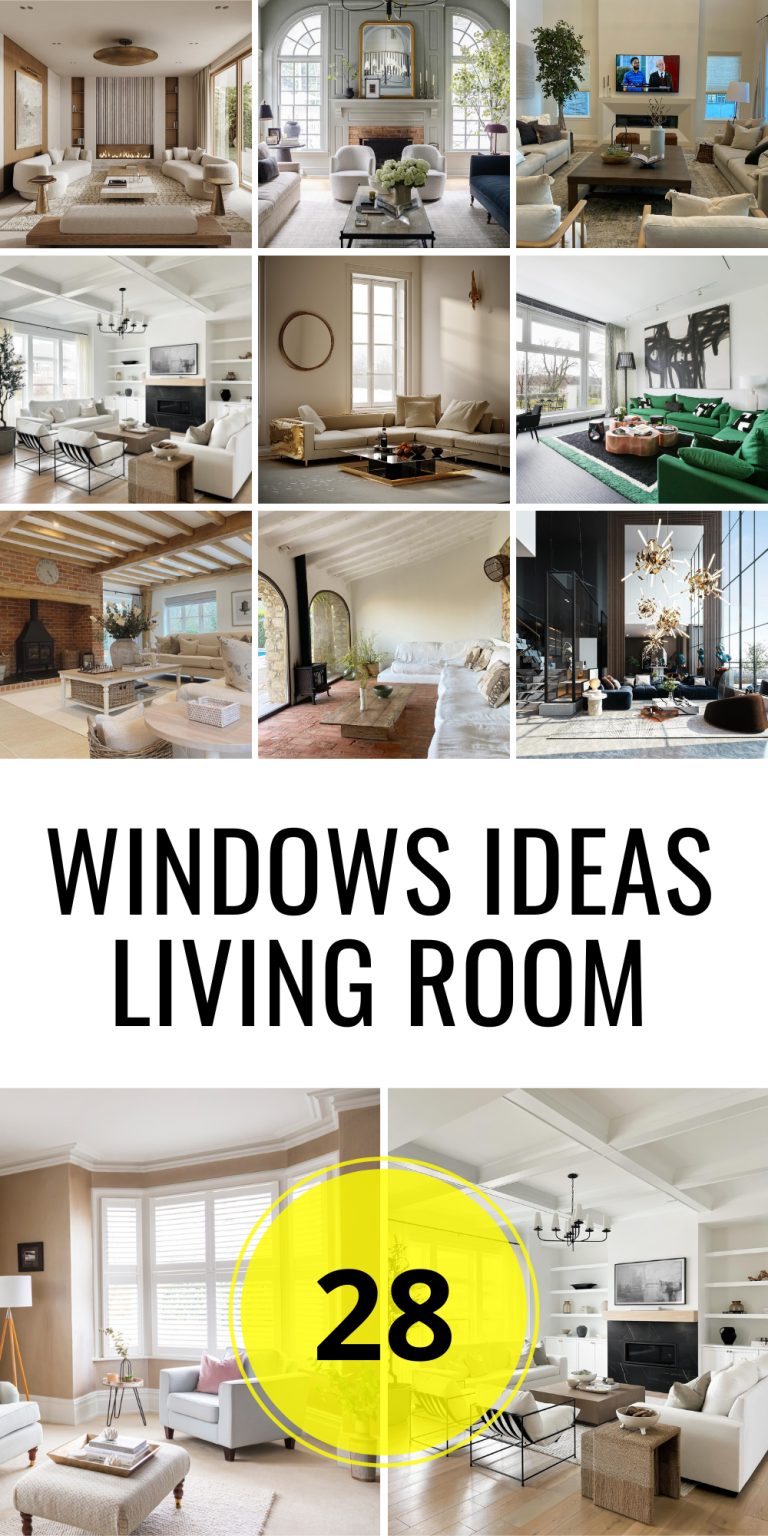 28 Windows Ideas for Living Rooms: Enhance Style and Functionality ...