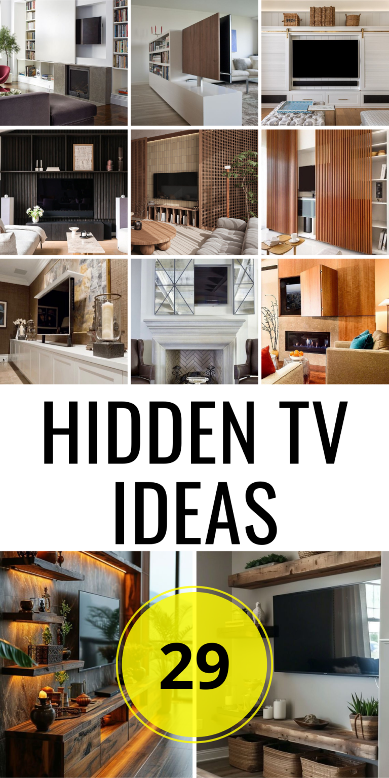 29 Hidden TV Ideas: Transform Your Living Space with These Stylish ...