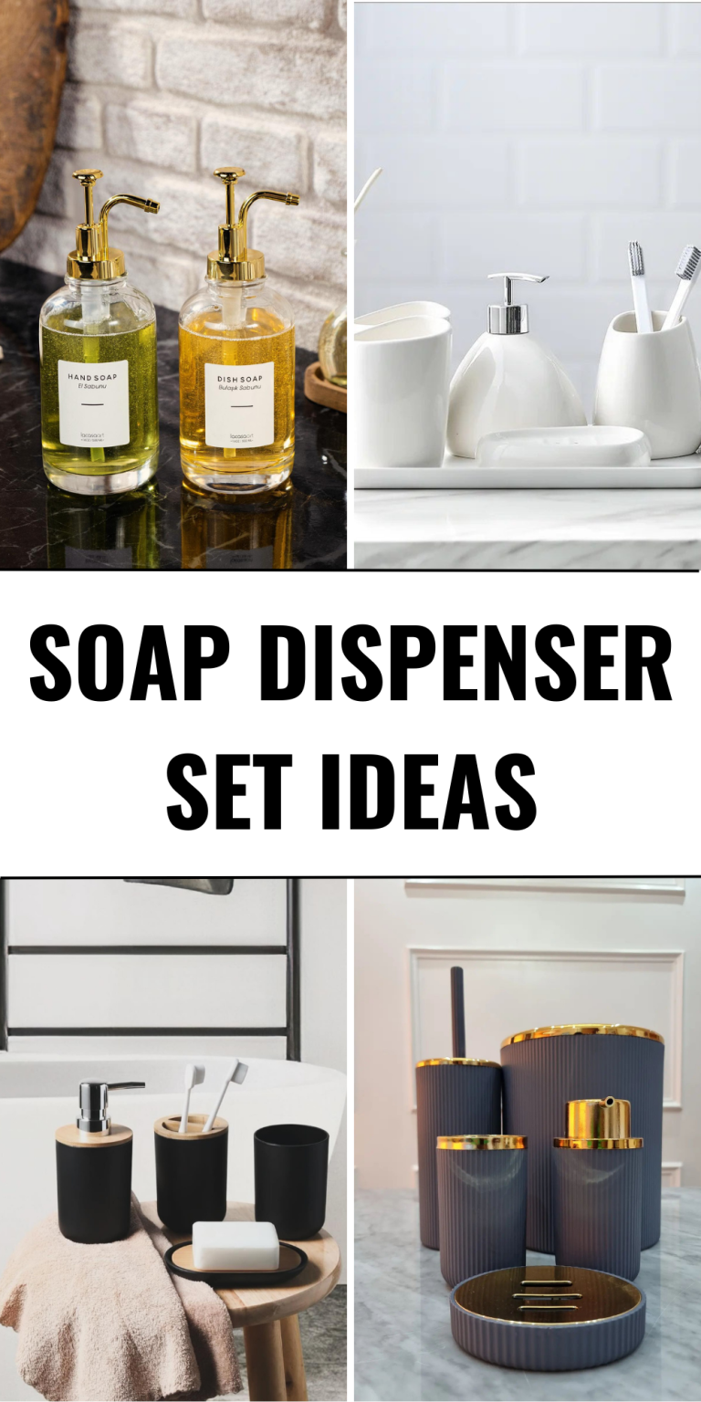27 Soap Dispenser Set Ideas: Stylish and Functional Additions for Your ...