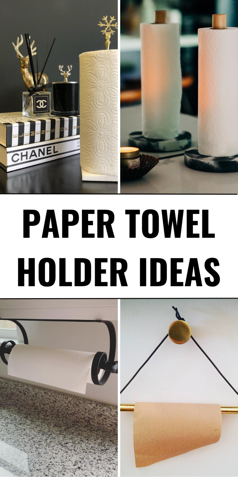 33 Unique Paper Towel Holder Ideas to Elevate Your Kitchen Decor ...