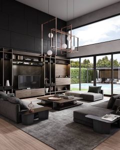 24 Modern Dark Living Room Ideas: Elegant, Cozy, and Stylish Designs ...