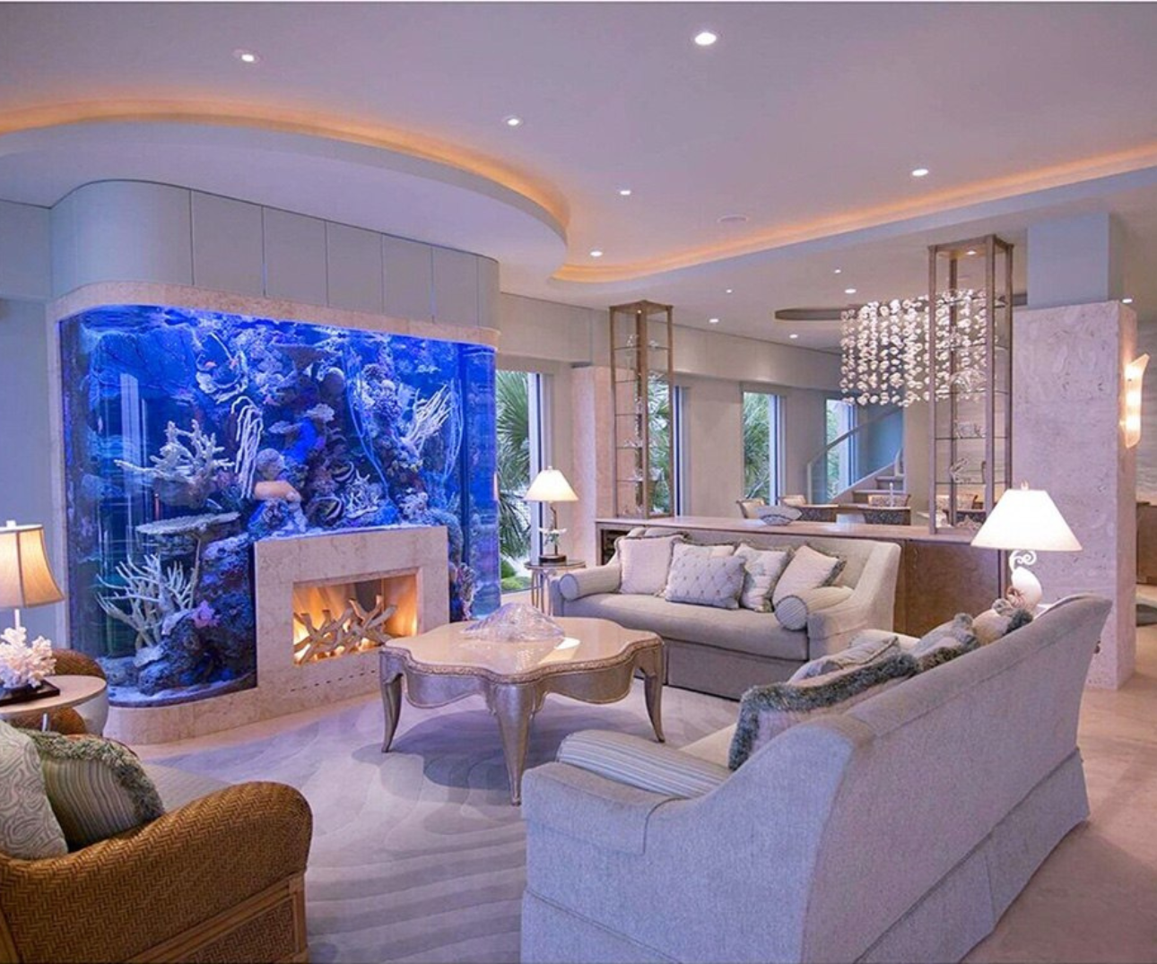 23 Fish Tank Ideas Living Room: Modern, Unique, and Aesthetic Designs ...