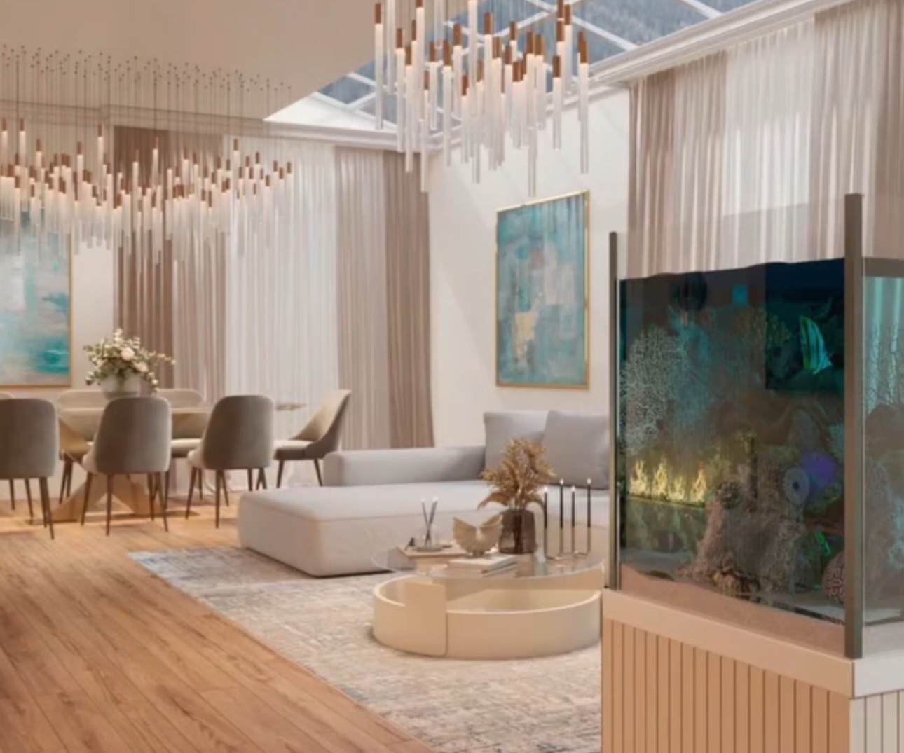 23 Fish Tank Ideas Living Room: Modern, Unique, and Aesthetic Designs ...