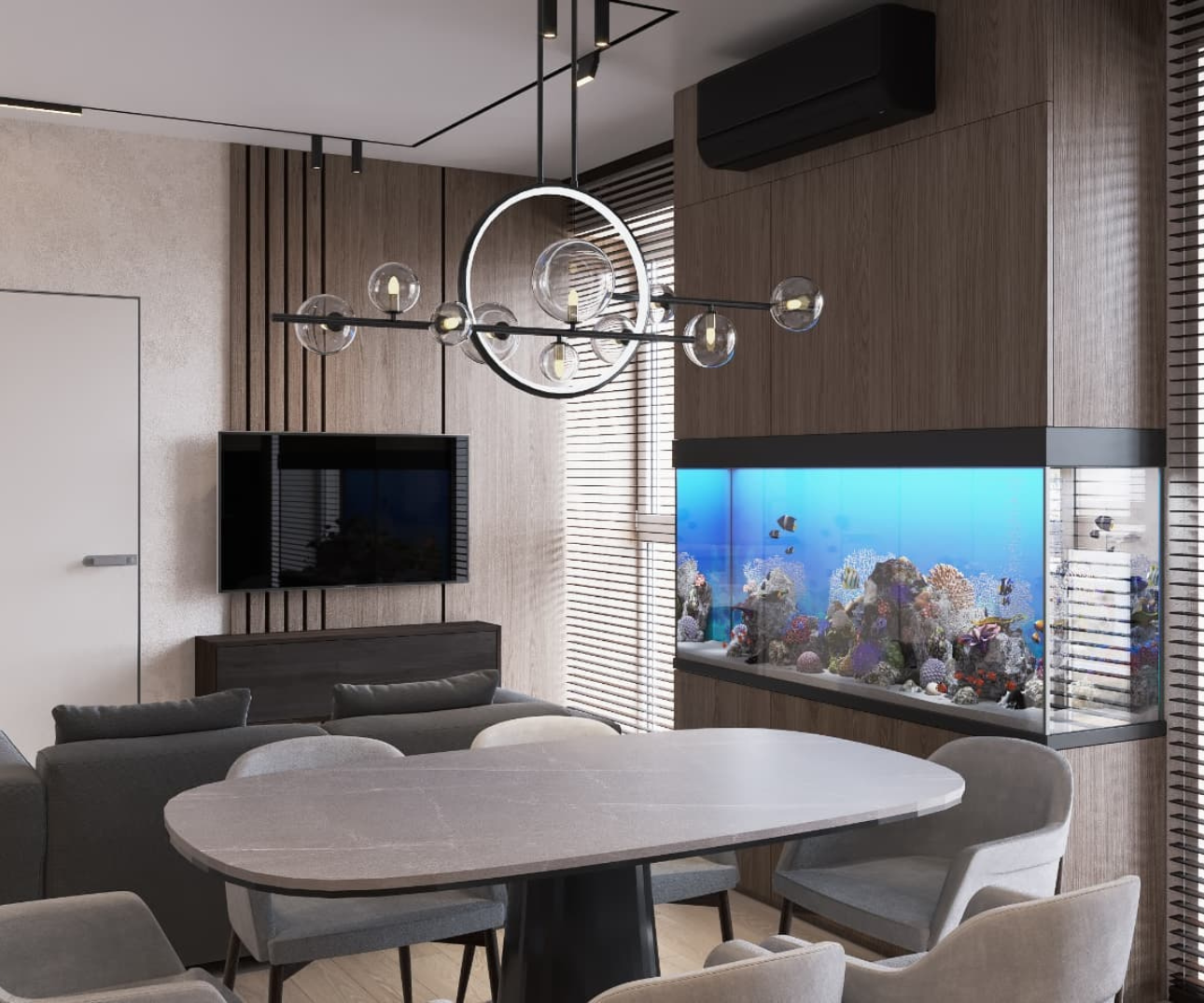 23 Fish Tank Ideas Living Room: Modern, Unique, and Aesthetic Designs ...