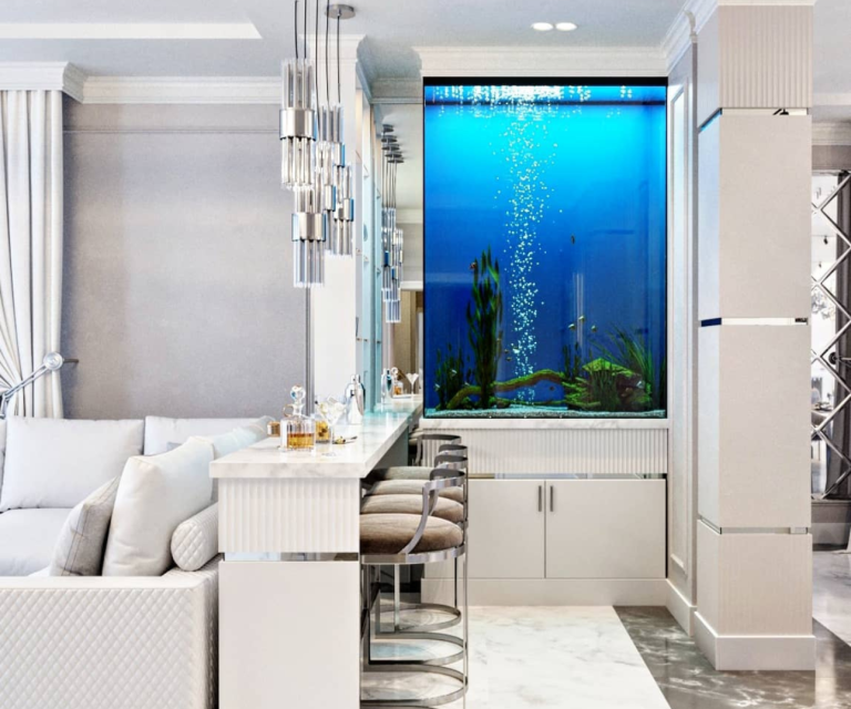 23 Fish Tank Ideas Living Room: Modern, Unique, and Aesthetic Designs ...