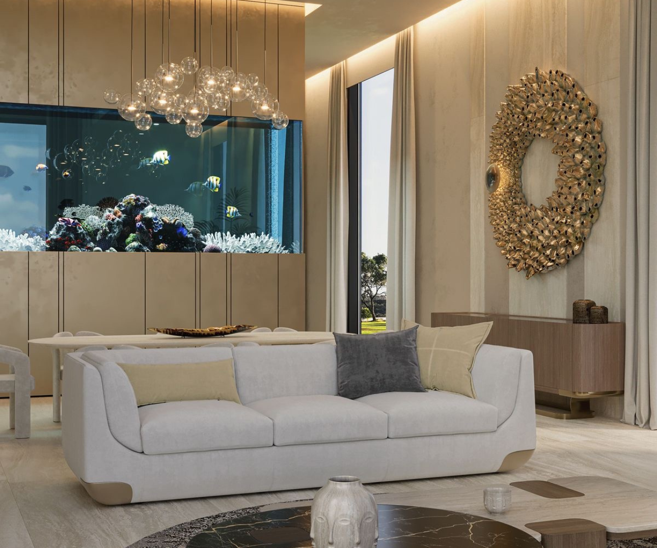 23 Fish Tank Ideas Living Room: Modern, Unique, and Aesthetic Designs ...