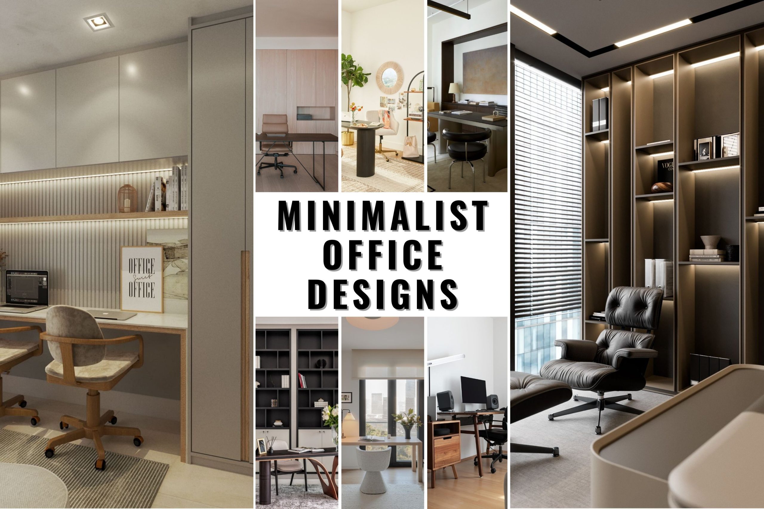 27 Minimalist Office Designs: Transform Your Workspace into a Modern ...