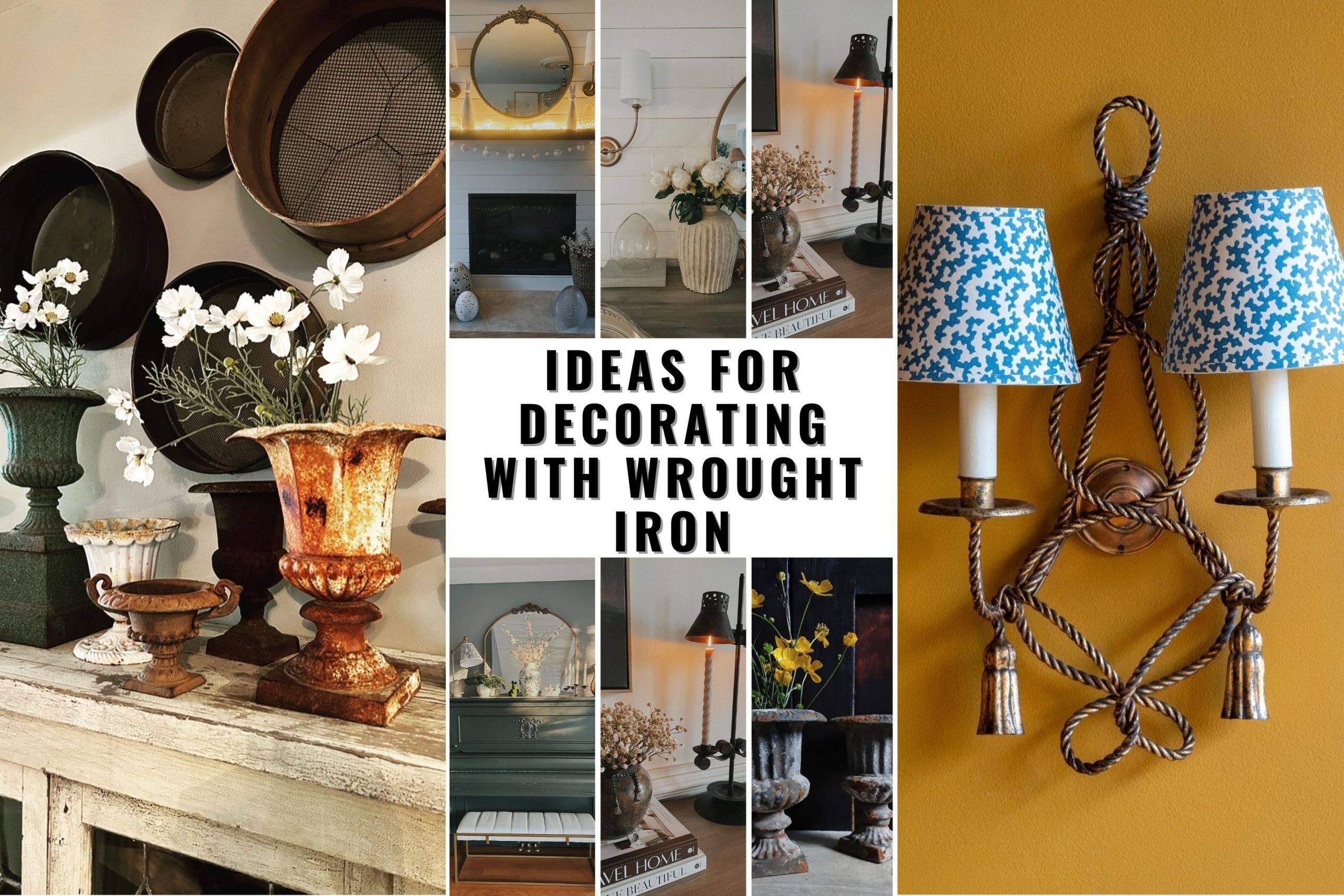 24 Inspiring Ideas for Decorating with Wrought Iron: Elevate Your Home ...