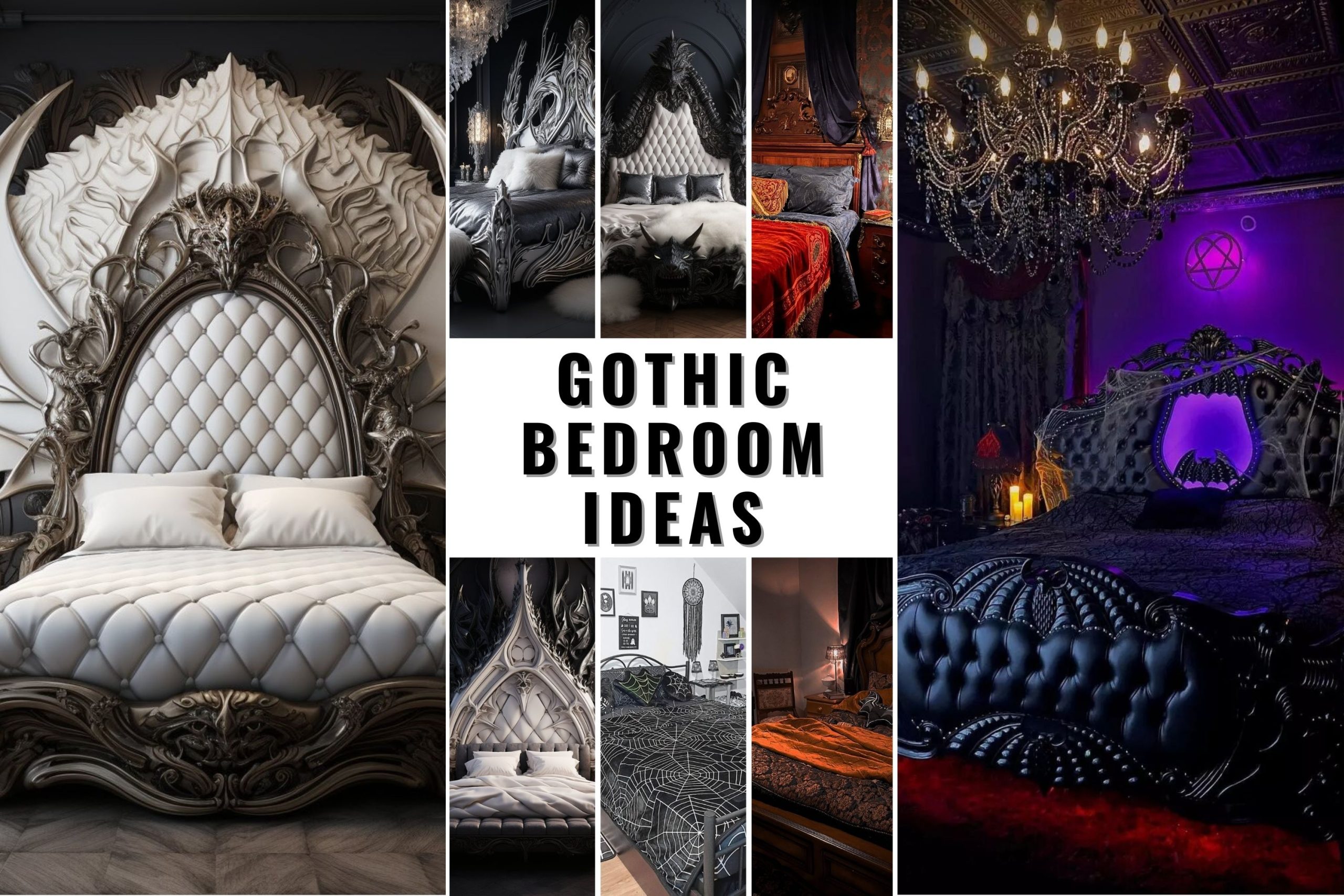 32 Gothic Bedroom Ideas: Transform Your Space with Dark Elegance and ...