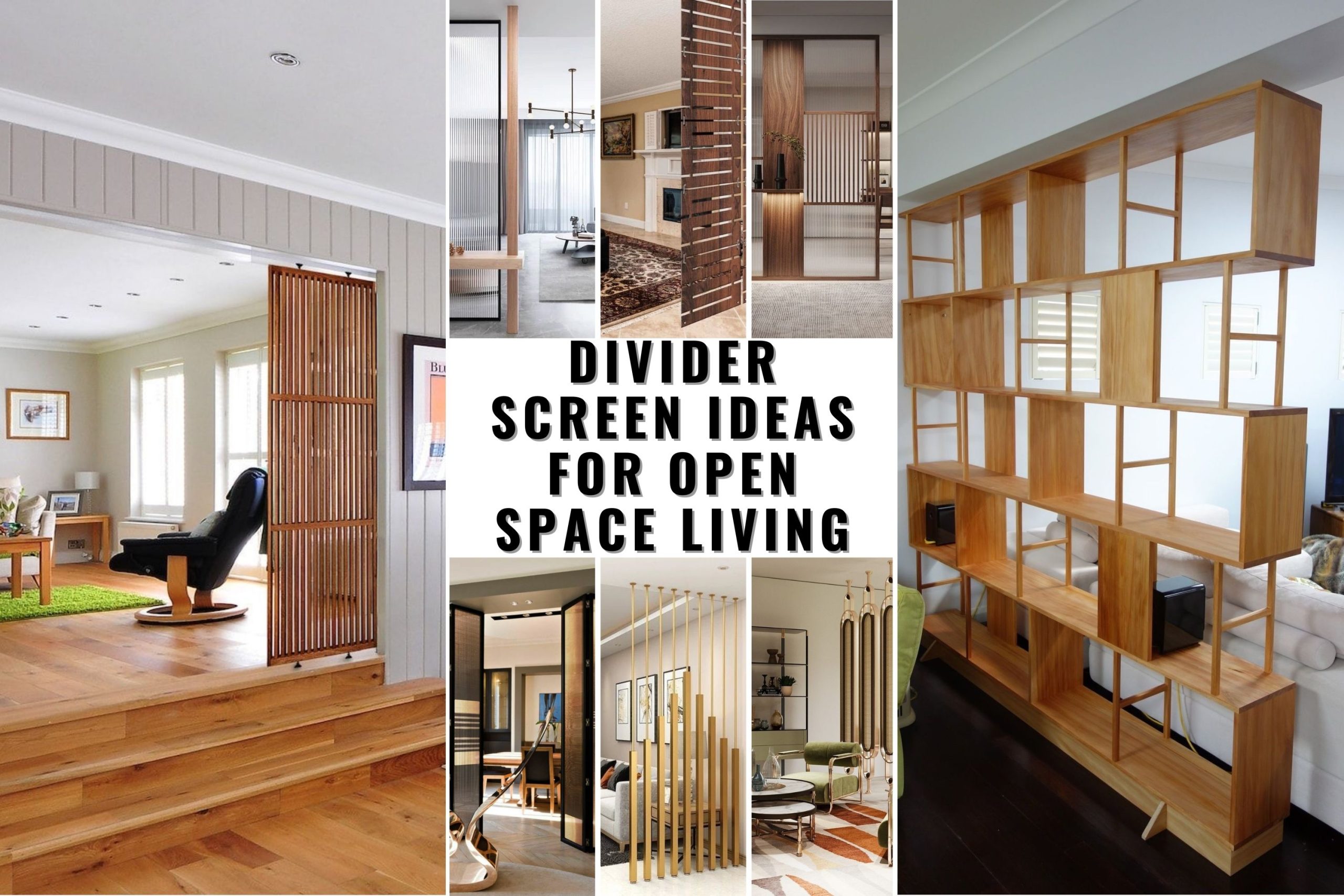 27 Divider Screen Ideas for Open Space Living - Stylish and Functional ...