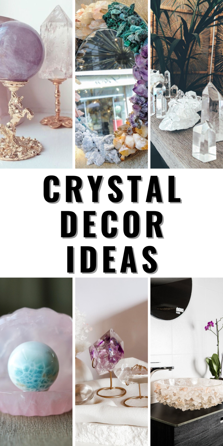 25 Crystal Decor Ideas to Transform Your Home with Elegance and Healing ...