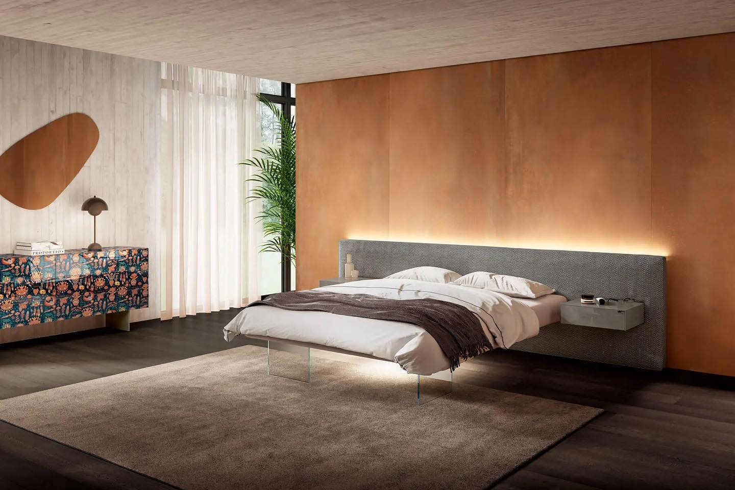 28 Floating Bed Ideas to Transform Your Bedroom with Modern Elegance ...