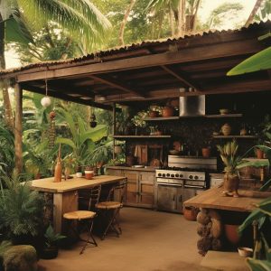 23 Rustic Kitchen Outdoors Ideas to Transform Your Backyard into a Cozy ...