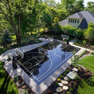 32 Backyard Basketball Court Ideas to Transform Your Outdoor Space ...