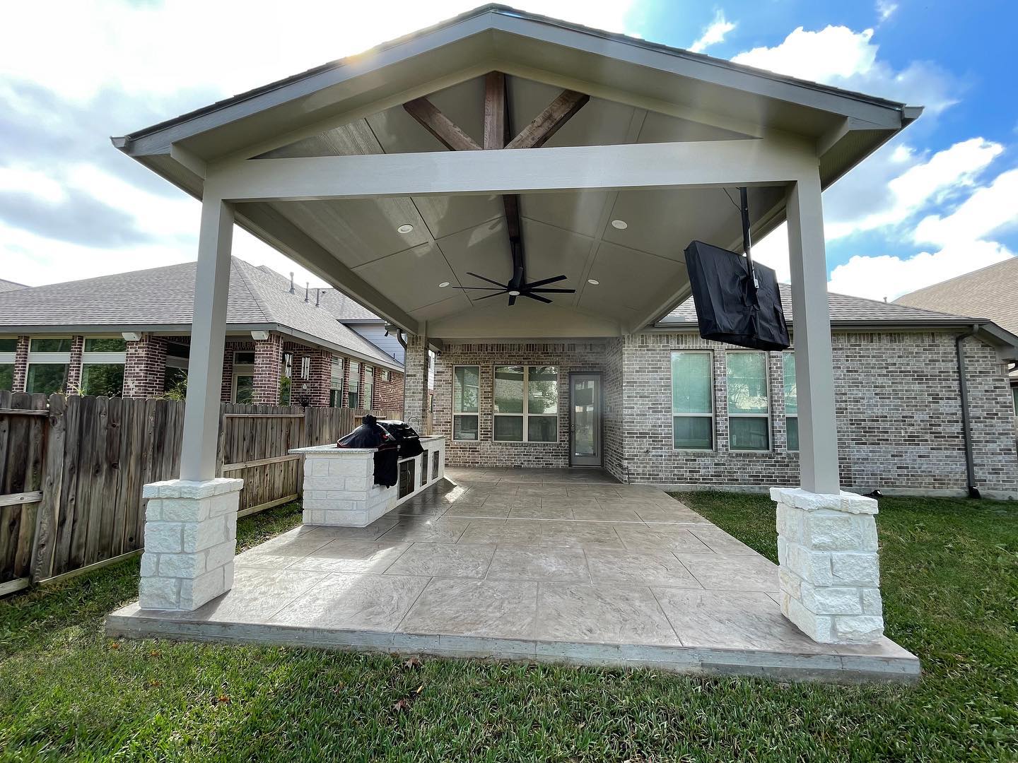 25 Concrete Porch Ideas That Will Transform Your Home’s Curb Appeal ...