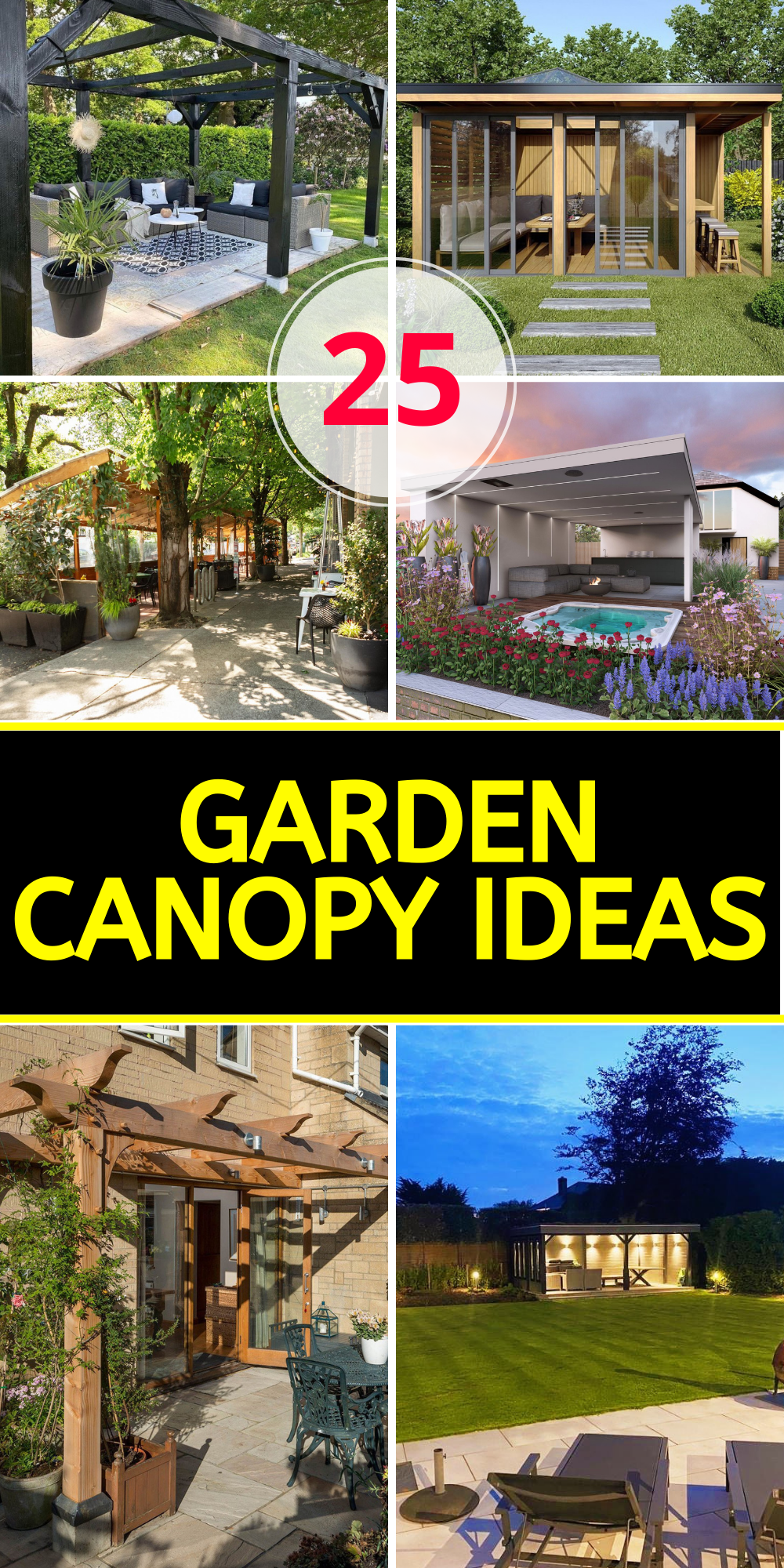 25 Garden Canopy Ideas: Transform Your Outdoor Space with Stylish and ...