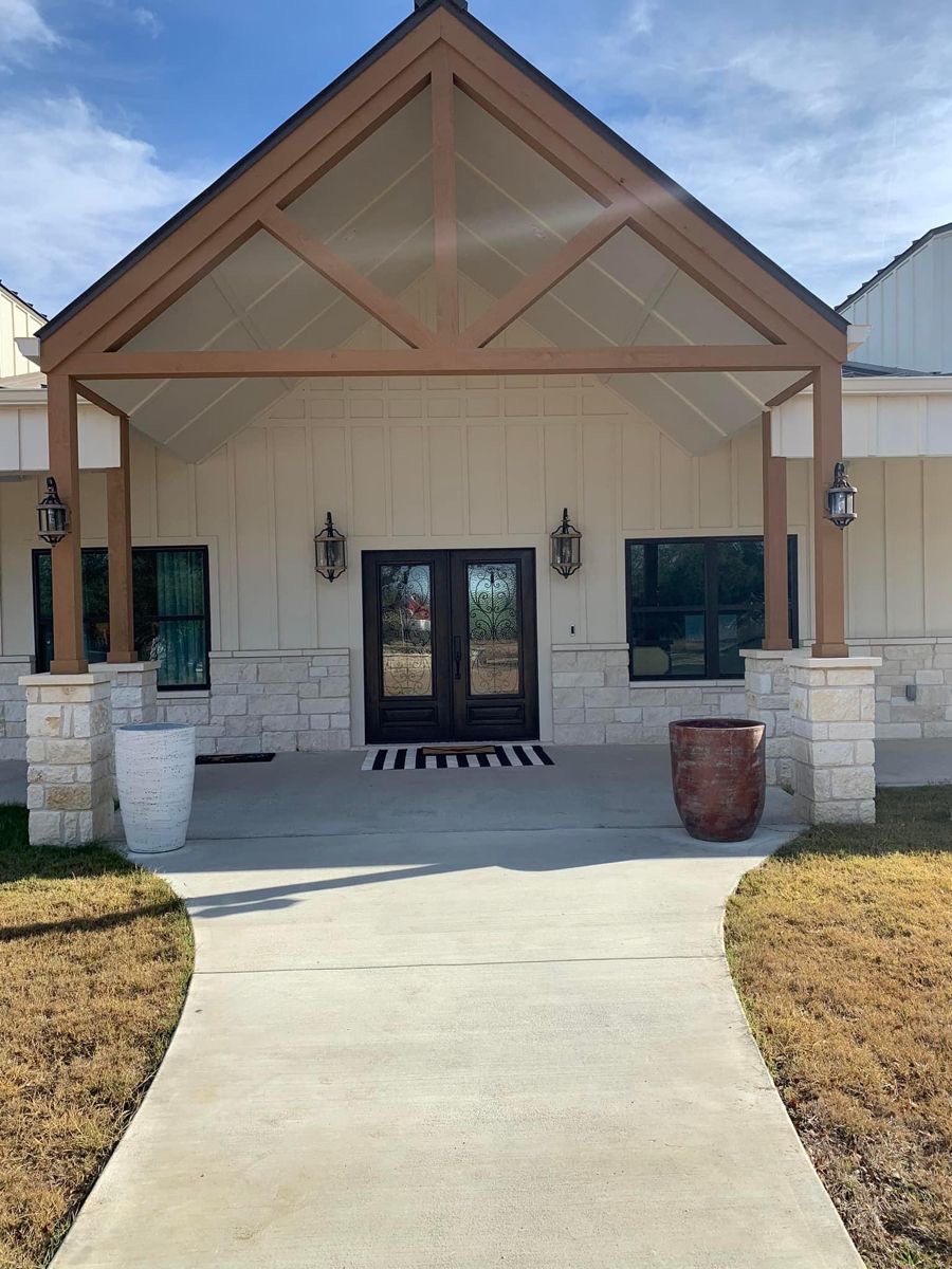 25 Concrete Porch Ideas That Will Transform Your Home’s Curb Appeal ...