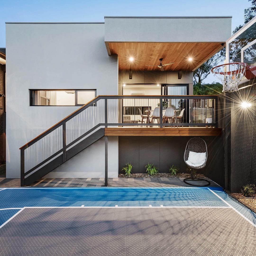 32 Backyard Basketball Court Ideas to Transform Your Outdoor Space ...