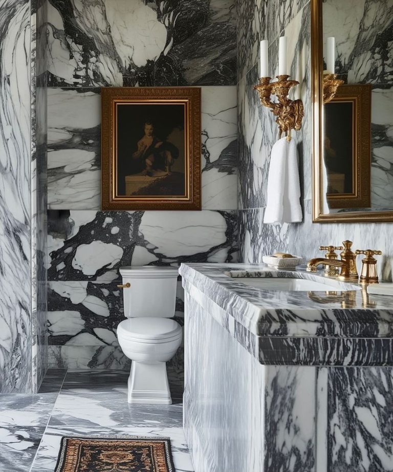 27 Stunning Marble Bathroom Ideas to Transform Your Space into a ...