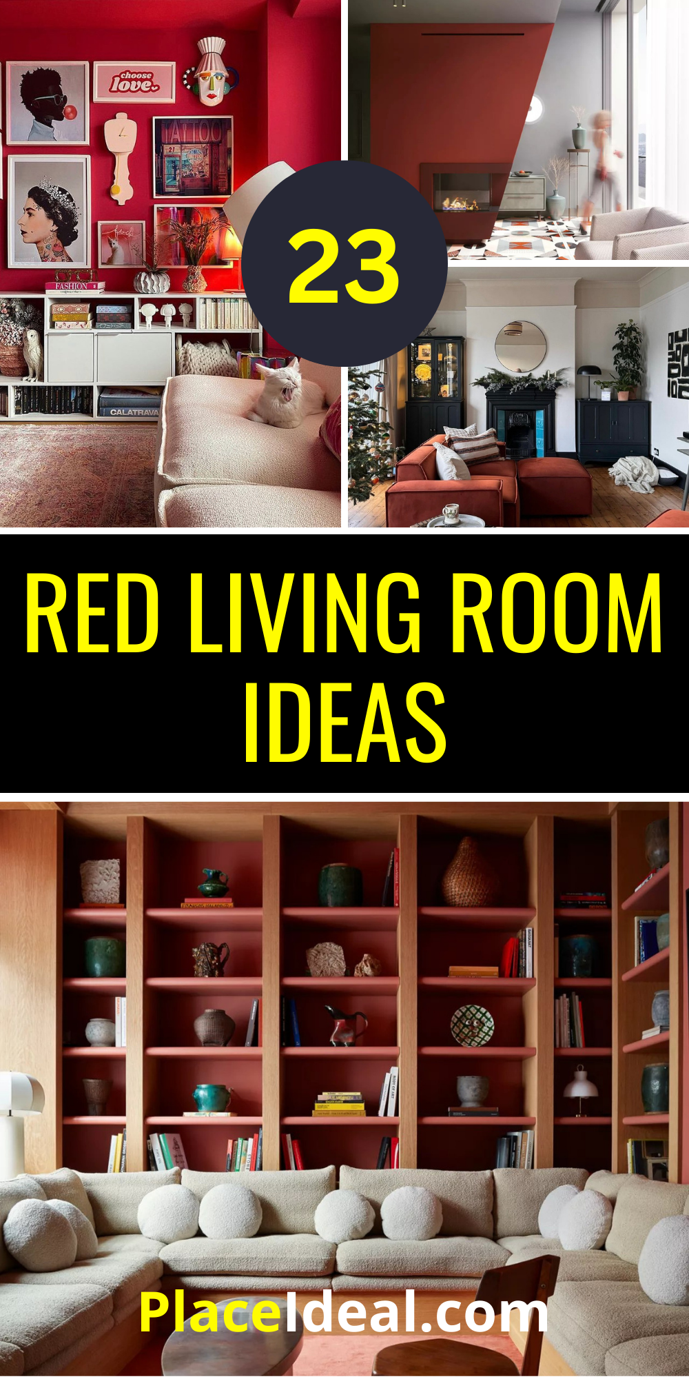 23 Stunning Red Living Room Ideas to Transform Your Space with Bold ...