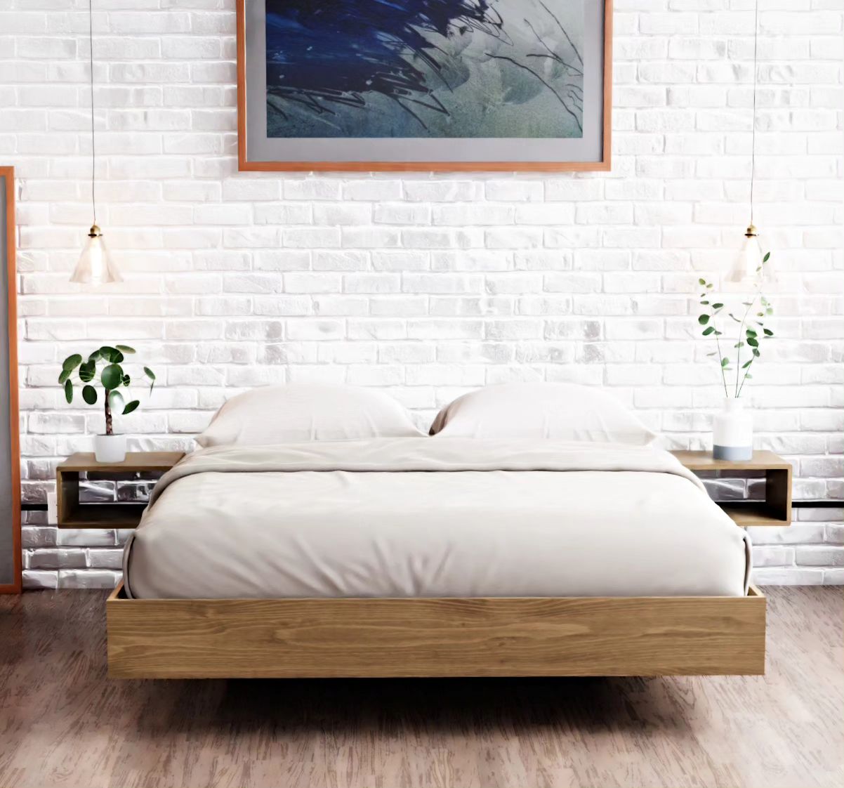 28 Floating Bed Ideas to Transform Your Bedroom with Modern Elegance ...