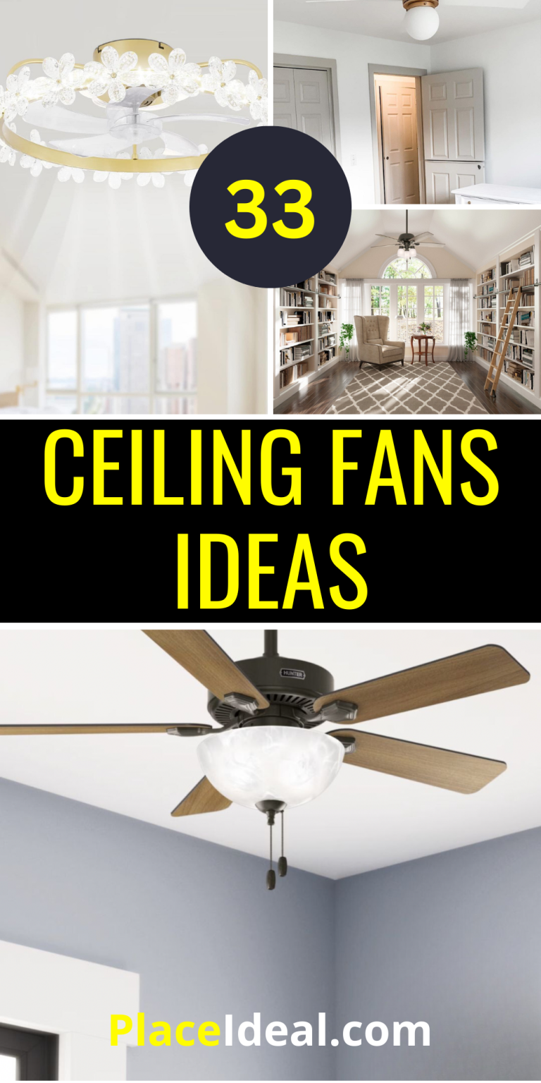 33 Ceiling Fan Ideas: Transform Your Home with Style and Comfort ...