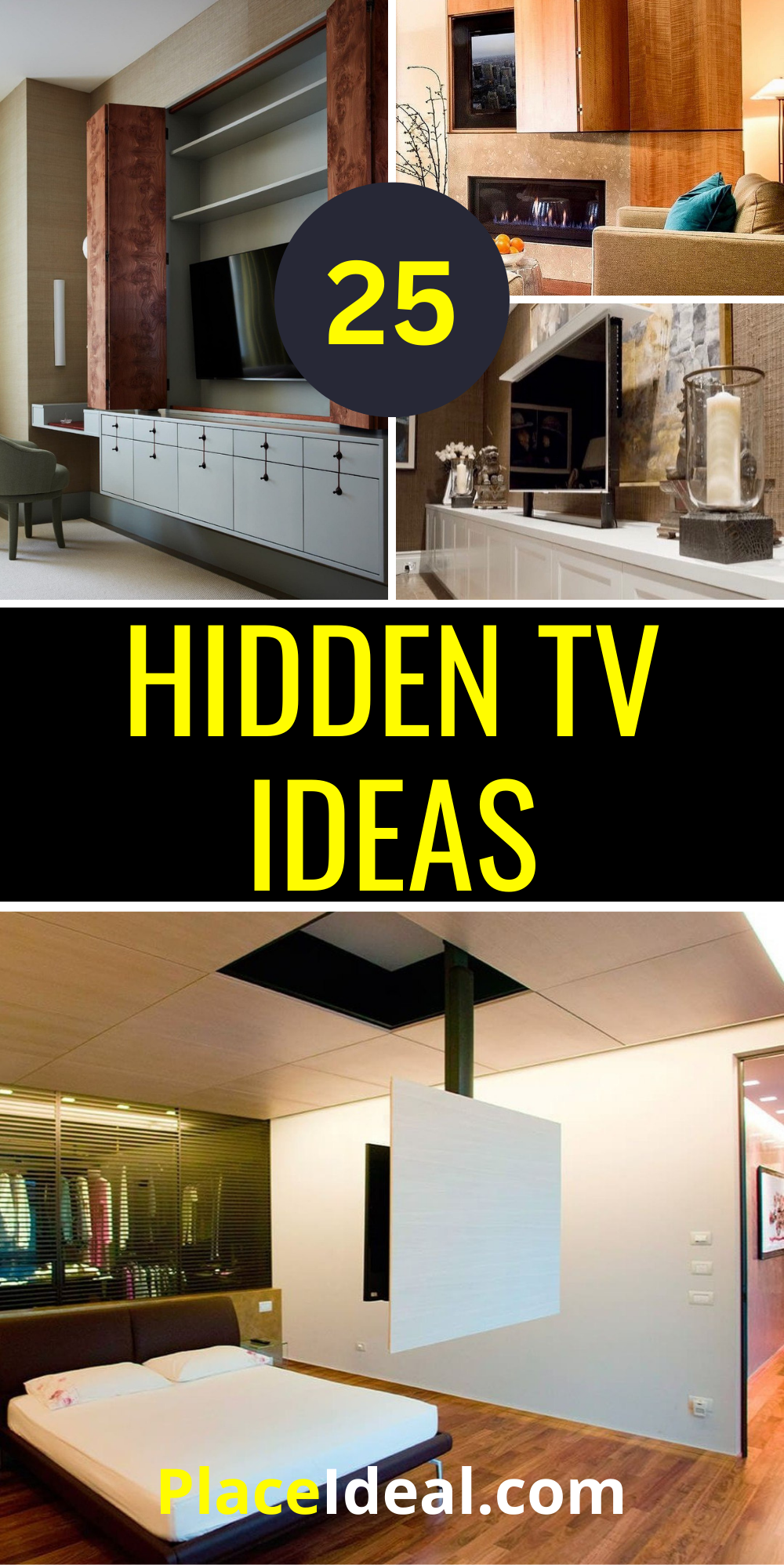 25 Hidden TV Ideas: Transform Your Living Space with These Stylish ...