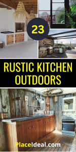 23 Rustic Kitchen Outdoors Ideas to Transform Your Backyard into a Cozy ...