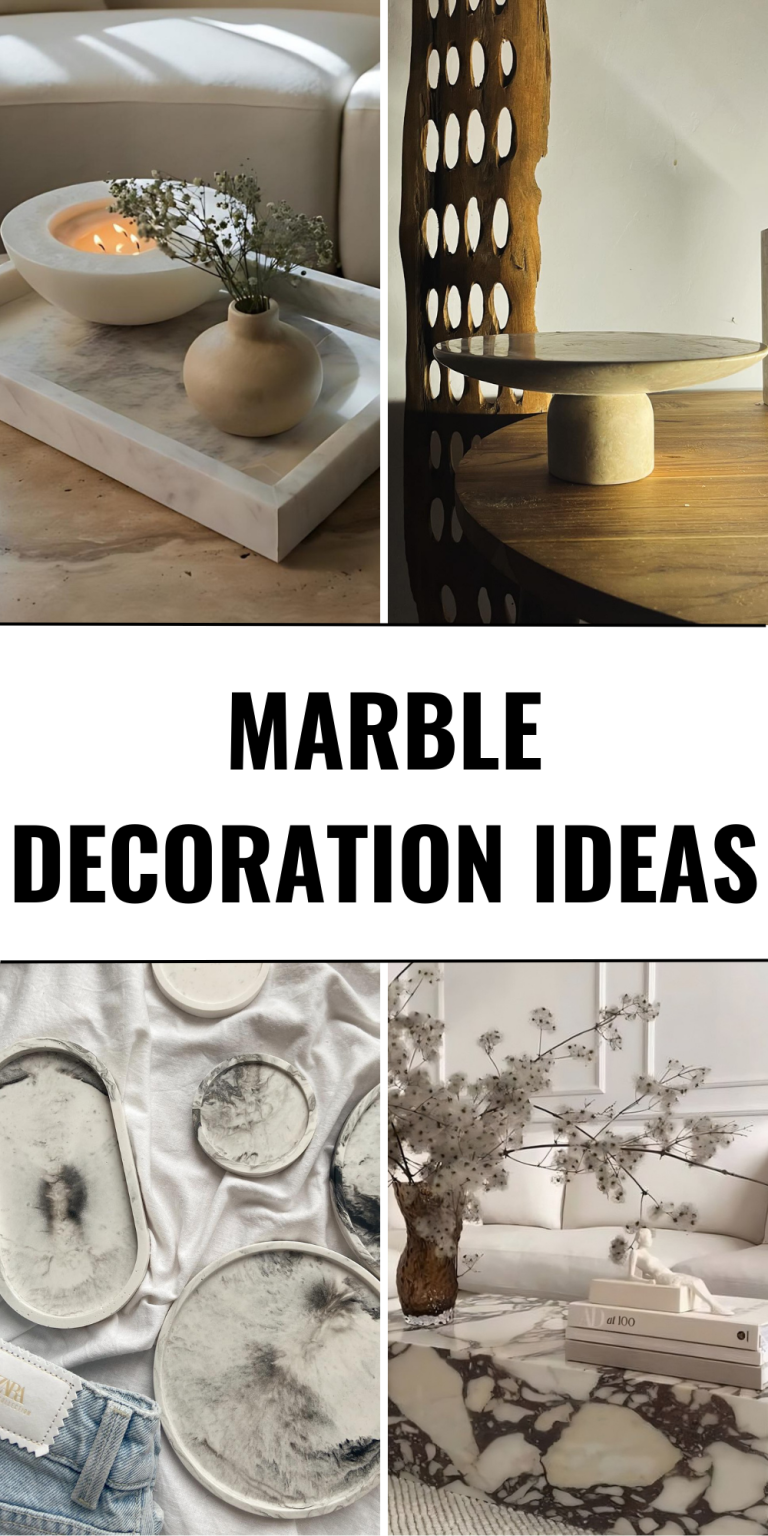 32 Marble Decoration Ideas to Elevate Your Home's Aesthetic: Timeless ...