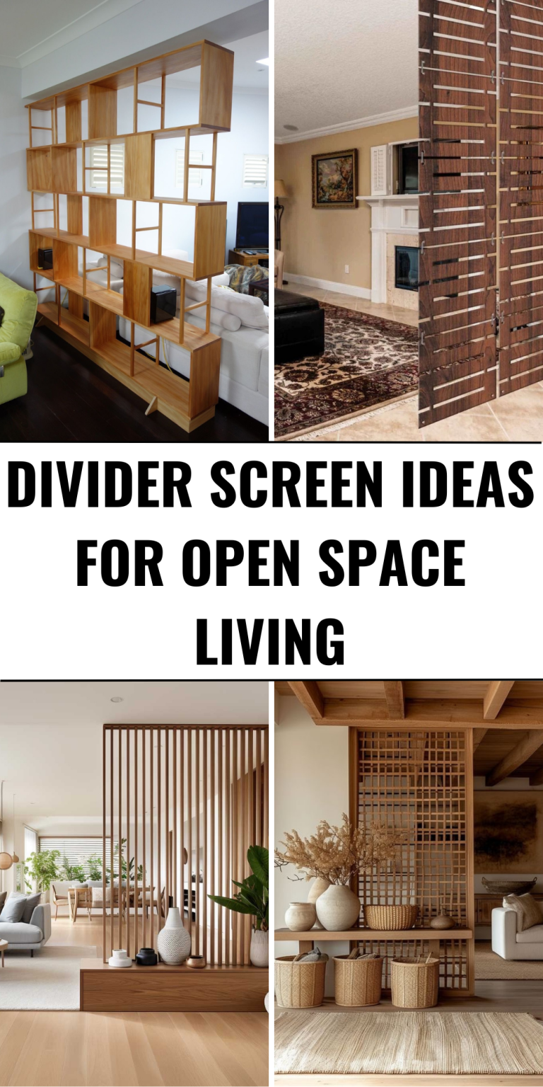 27 Divider Screen Ideas for Open Space Living - Stylish and Functional ...