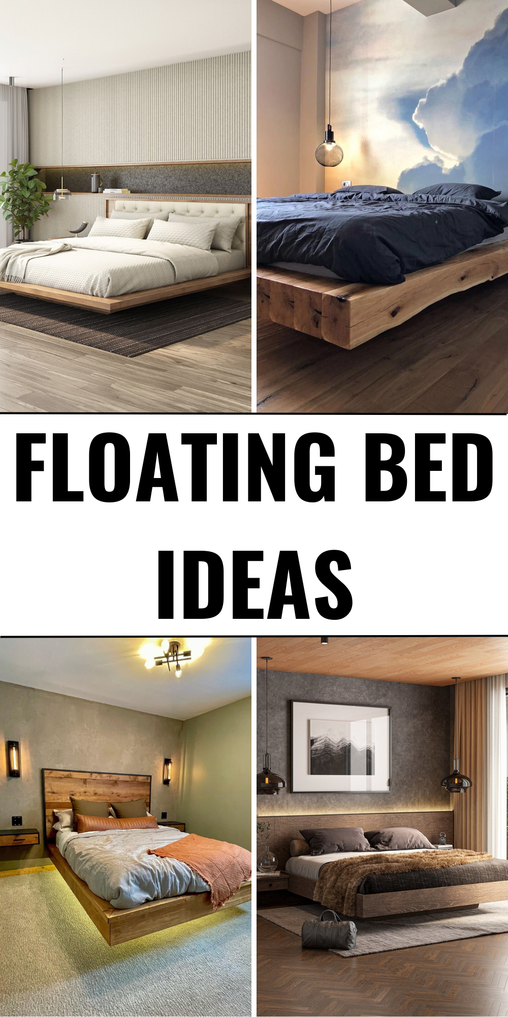28 Floating Bed Ideas to Transform Your Bedroom with Modern Elegance ...