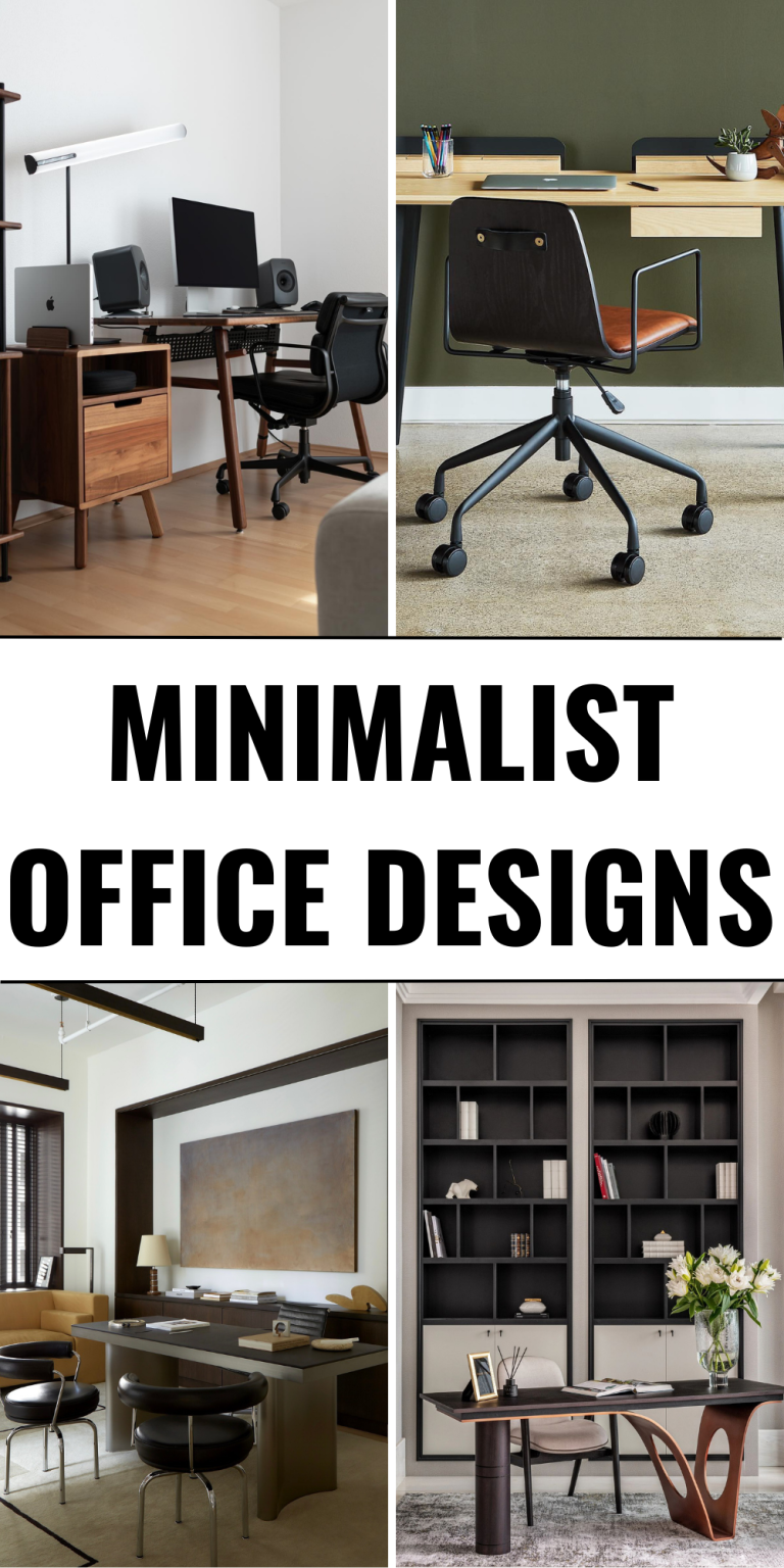 27 Minimalist Office Designs: Transform Your Workspace into a Modern ...
