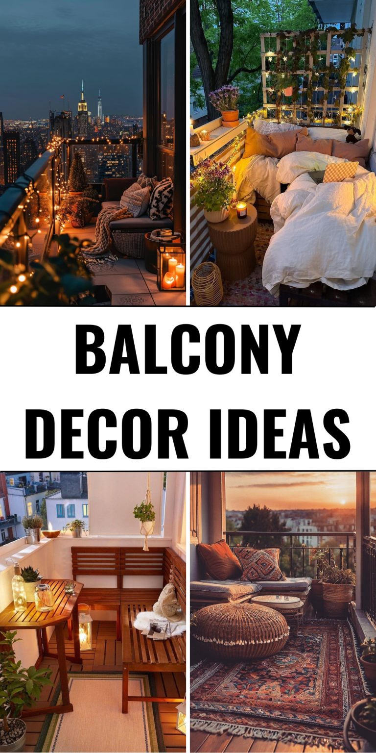30 Stunning Balcony Decor Ideas to Transform Your Outdoor Space - placeideal.com