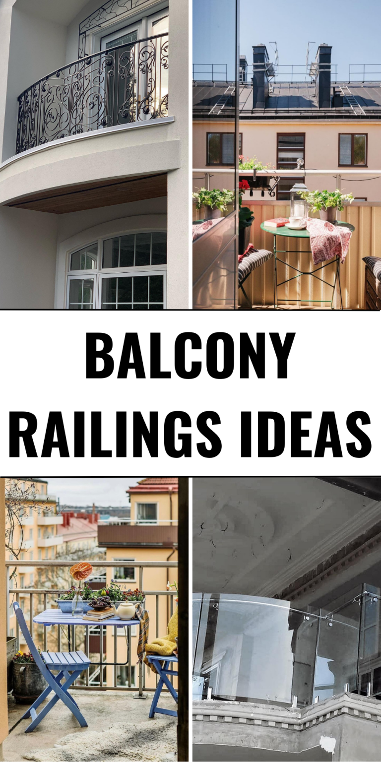 29 Balcony Railings Ideas for Modern, Rustic, and Stylish Outdoor ...
