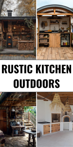 23 Rustic Kitchen Outdoors Ideas to Transform Your Backyard into a Cozy ...