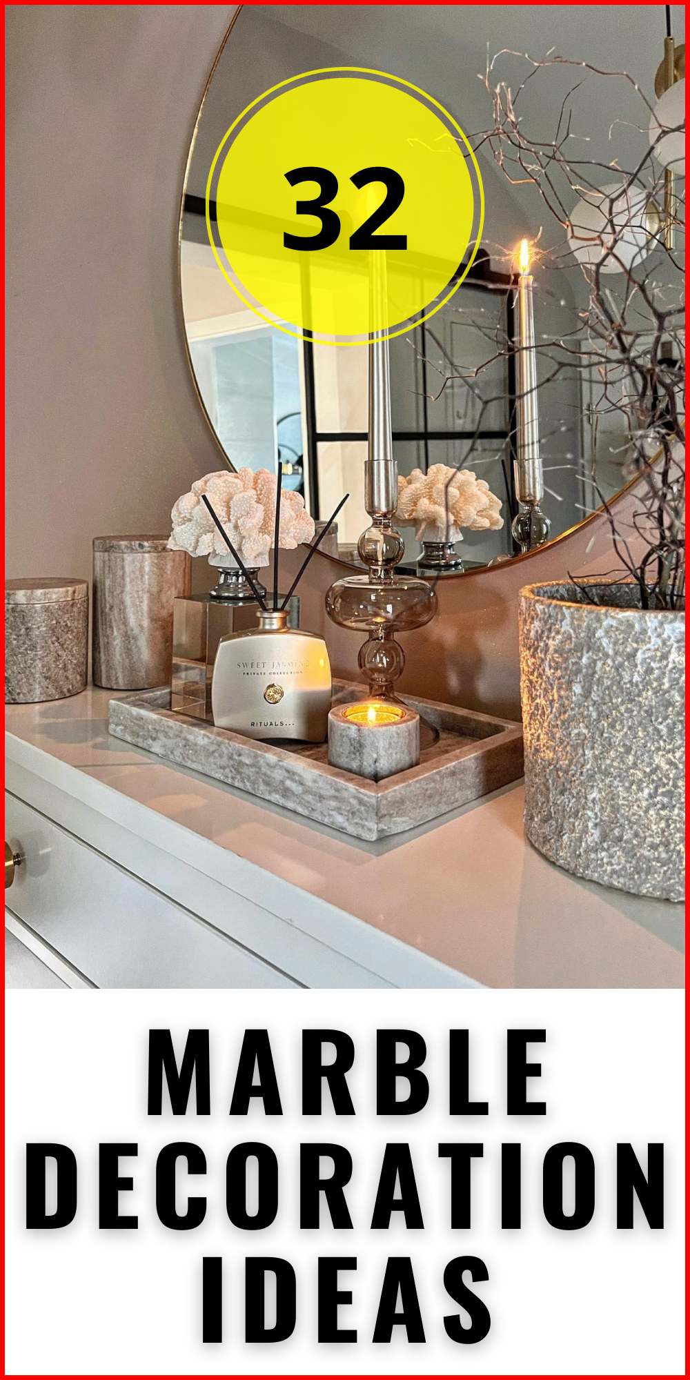 32 Marble Decoration Ideas to Elevate Your Home's Aesthetic: Timeless ...