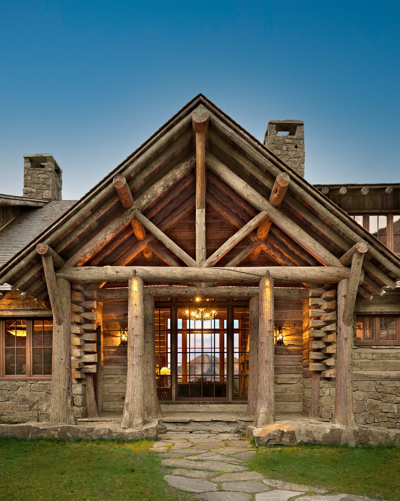 23 Rustic Home Exterior Ideas: Timeless Charm with Modern Touches ...