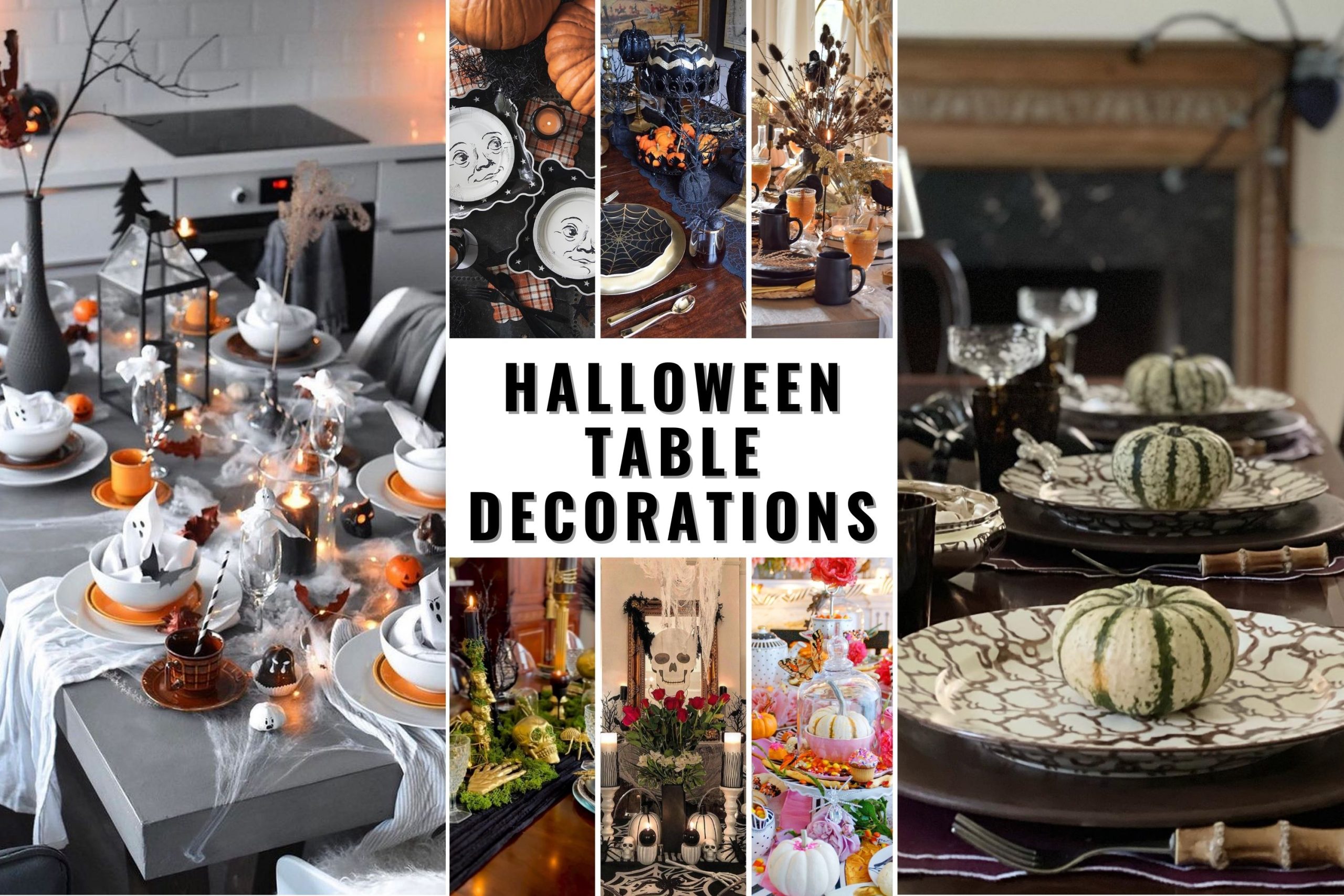 40 Halloween Table Decorations to Elevate Your Spooky Party with Classy ...