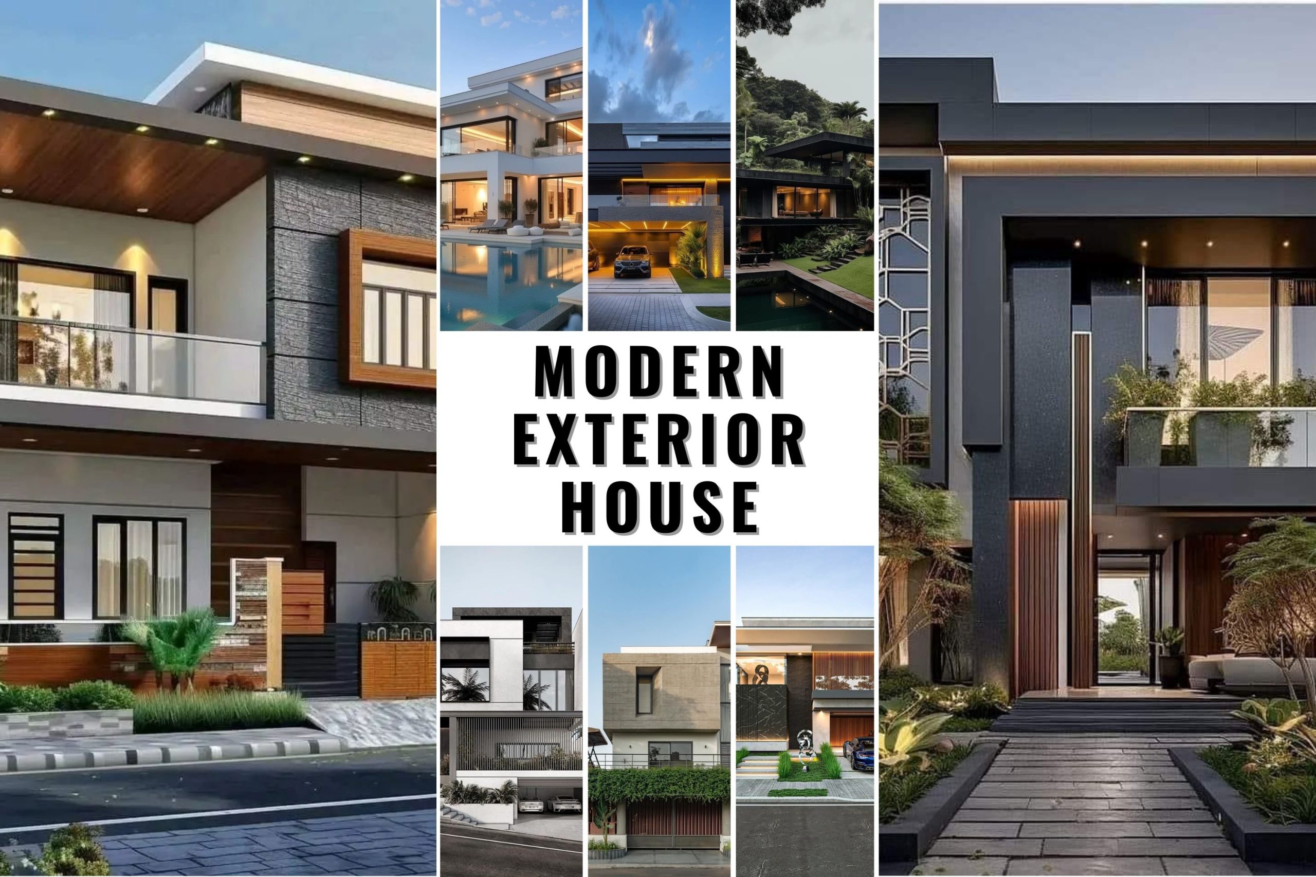 35 Modern Exterior House Designs: Stunning Ideas and Trends ...