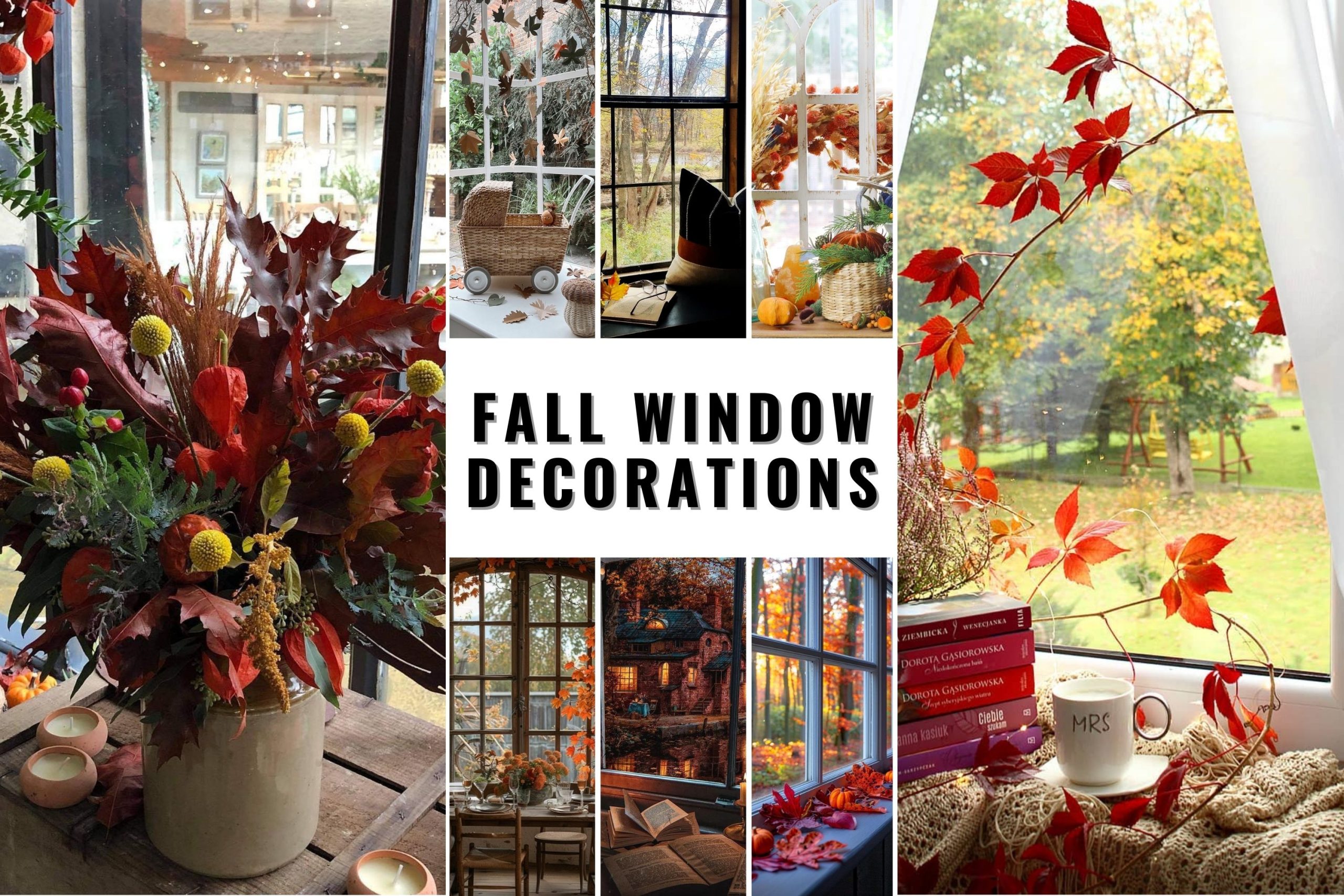 30 Fall Window Decorations to Transform Your Home This Autumn ...