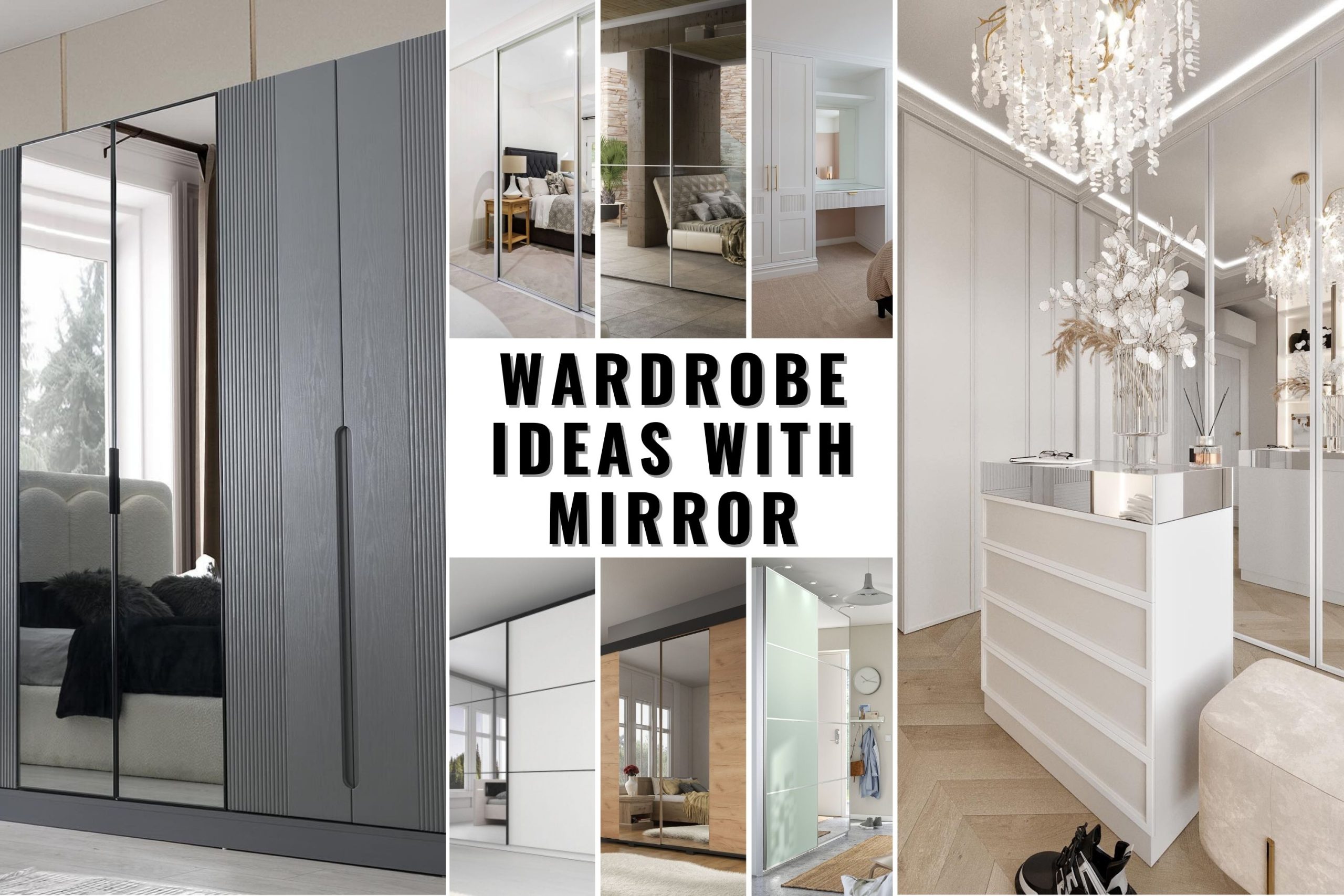 23 Stunning Wardrobe Ideas with Mirror to Transform Your Bedroom ...
