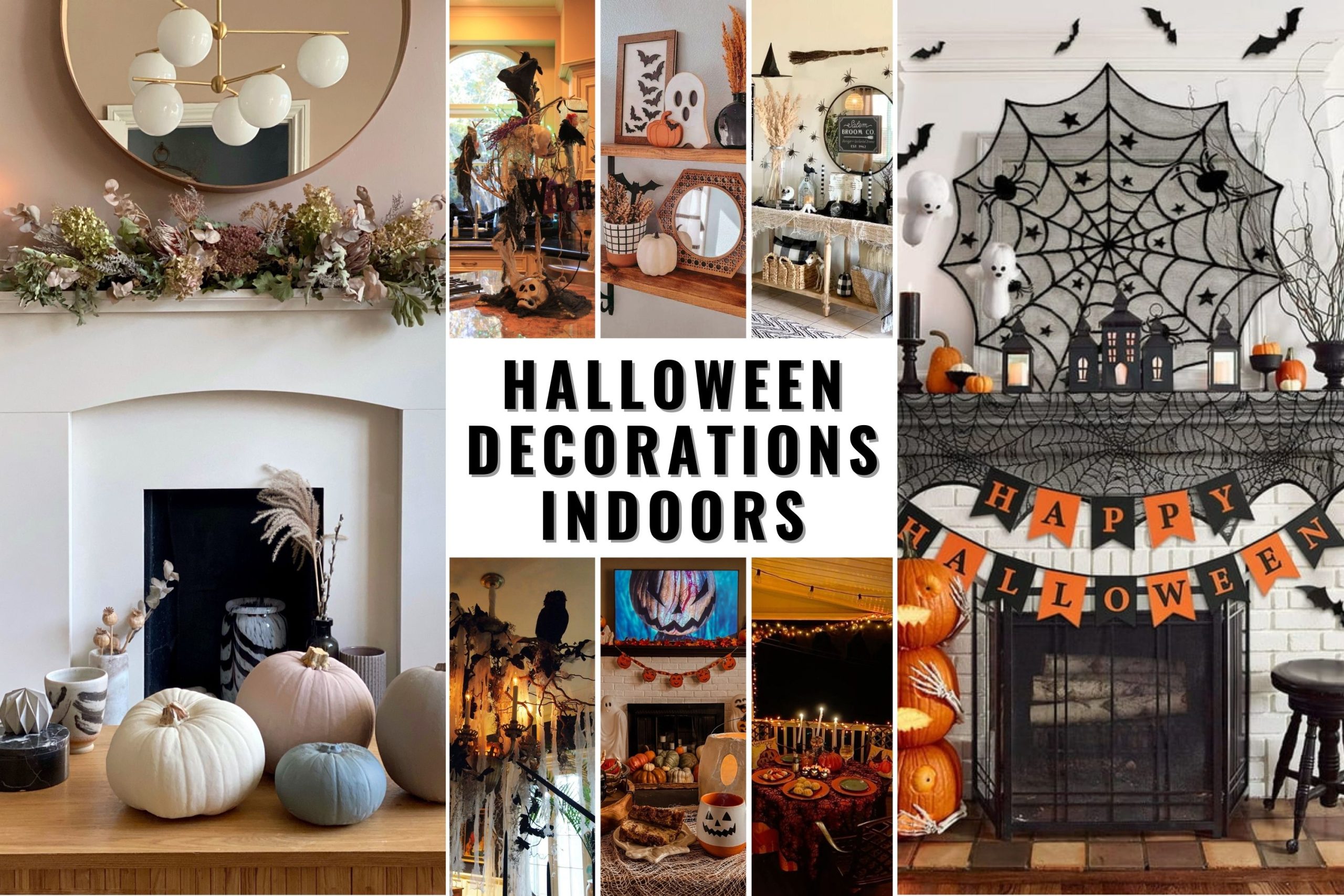 27 Stunning Halloween Decorations Indoors: DIY, Vintage, and Scary ...