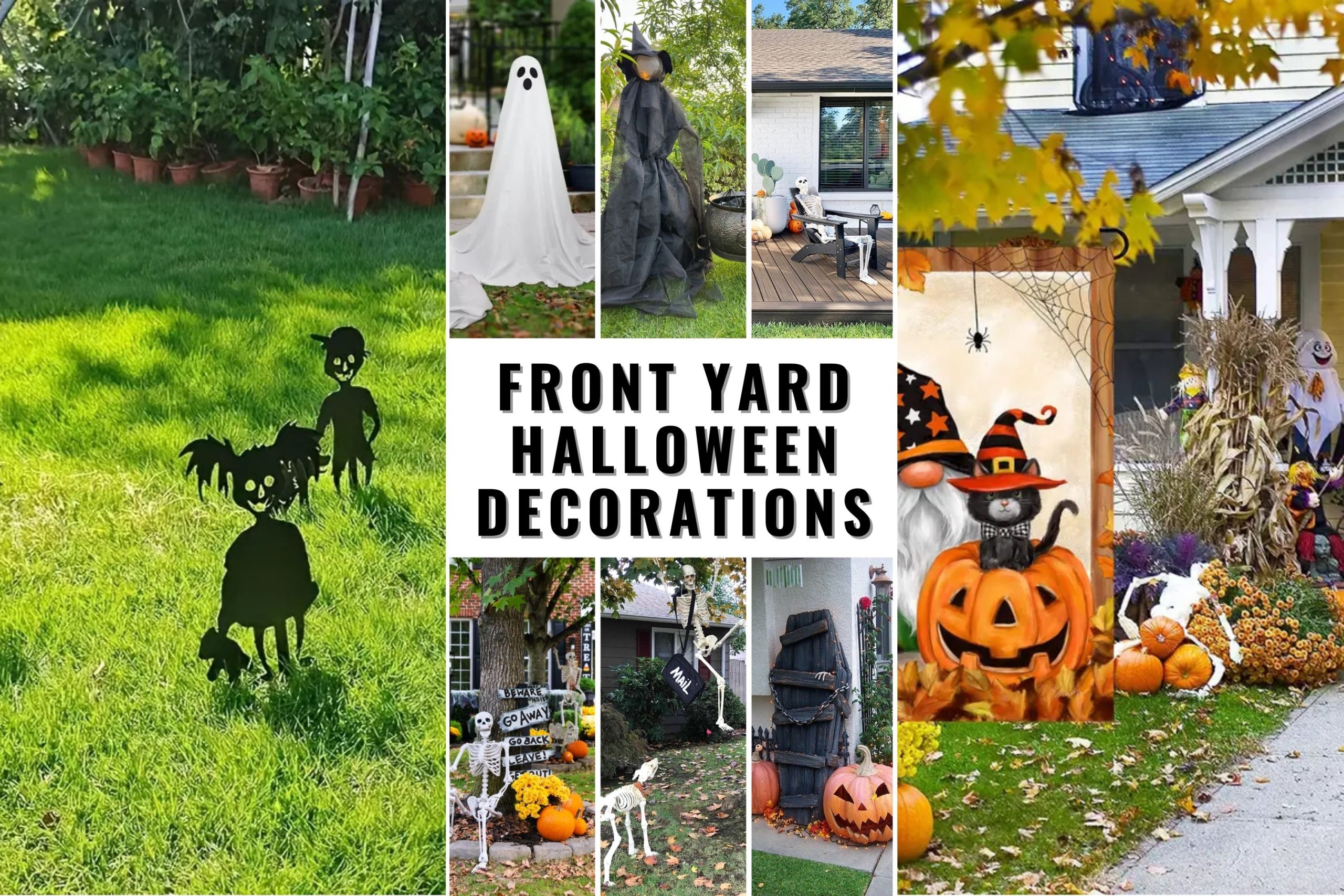 31 Front Yard Halloween Decorations: Easy, Cheap, and Kid-Friendly ...