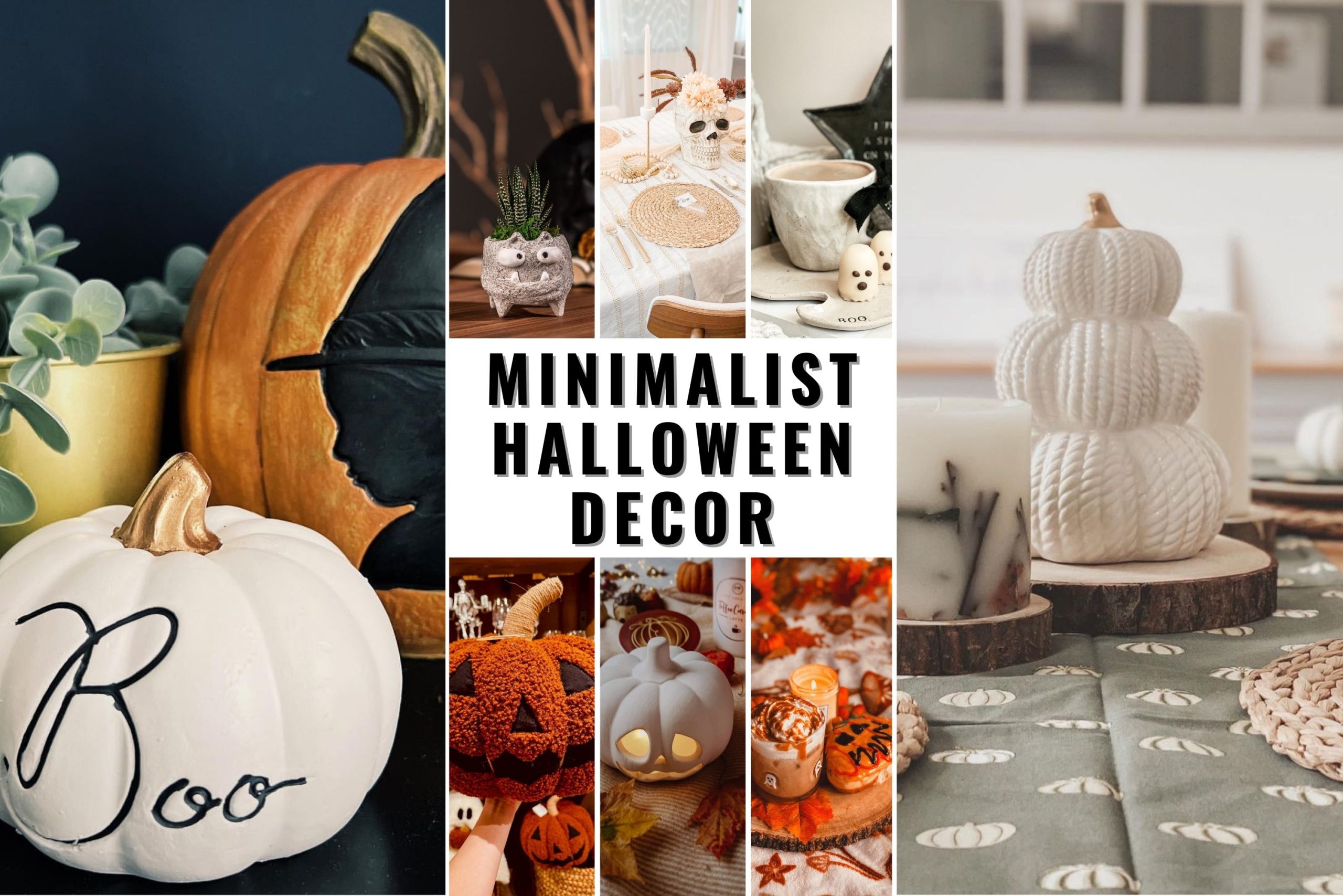 38 Minimalist Halloween Decor Ideas: Simple, Modern, and Stylish ...