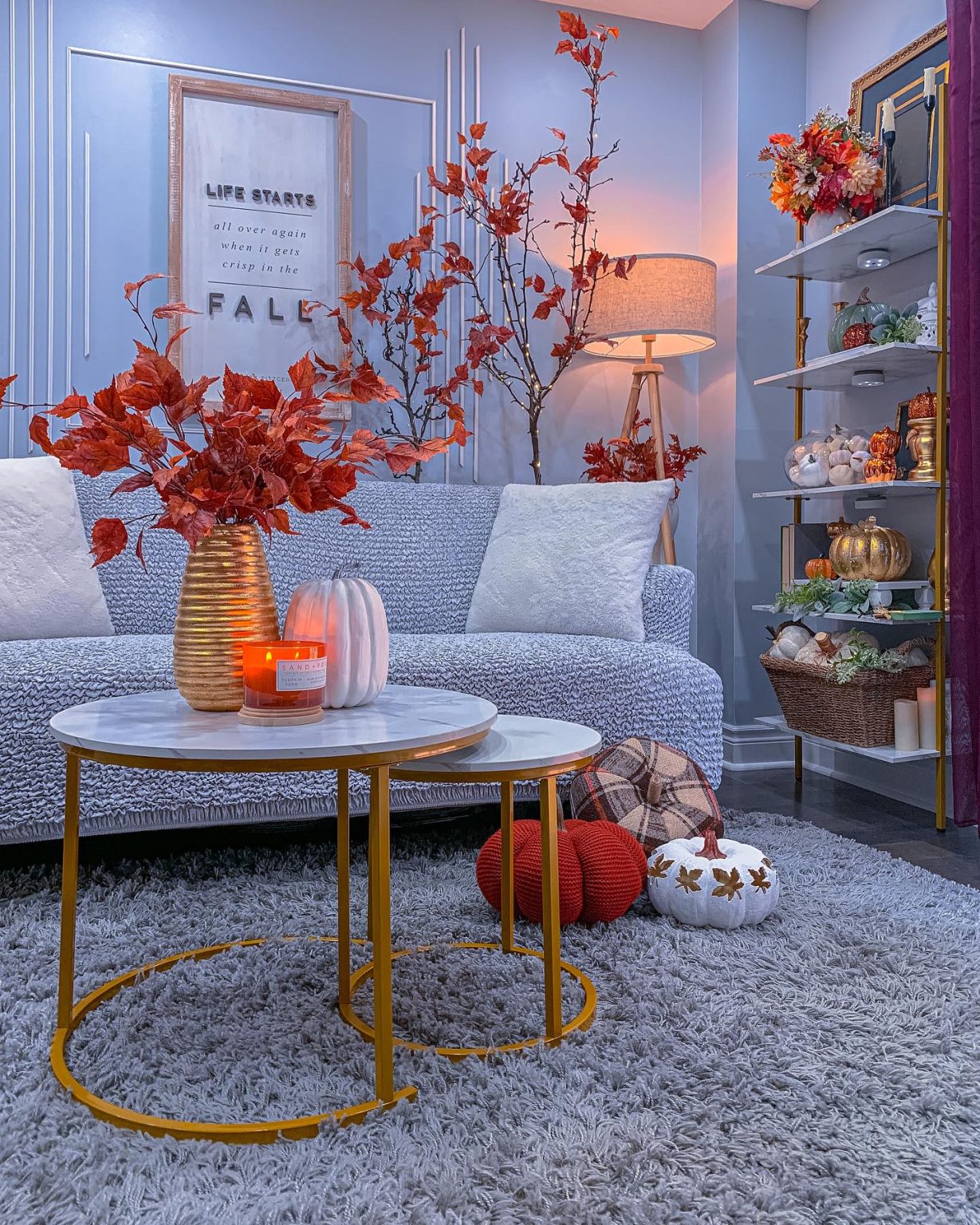 30 Fall Living Room Decor Ideas to Create a Cozy and Stylish Autumn ...